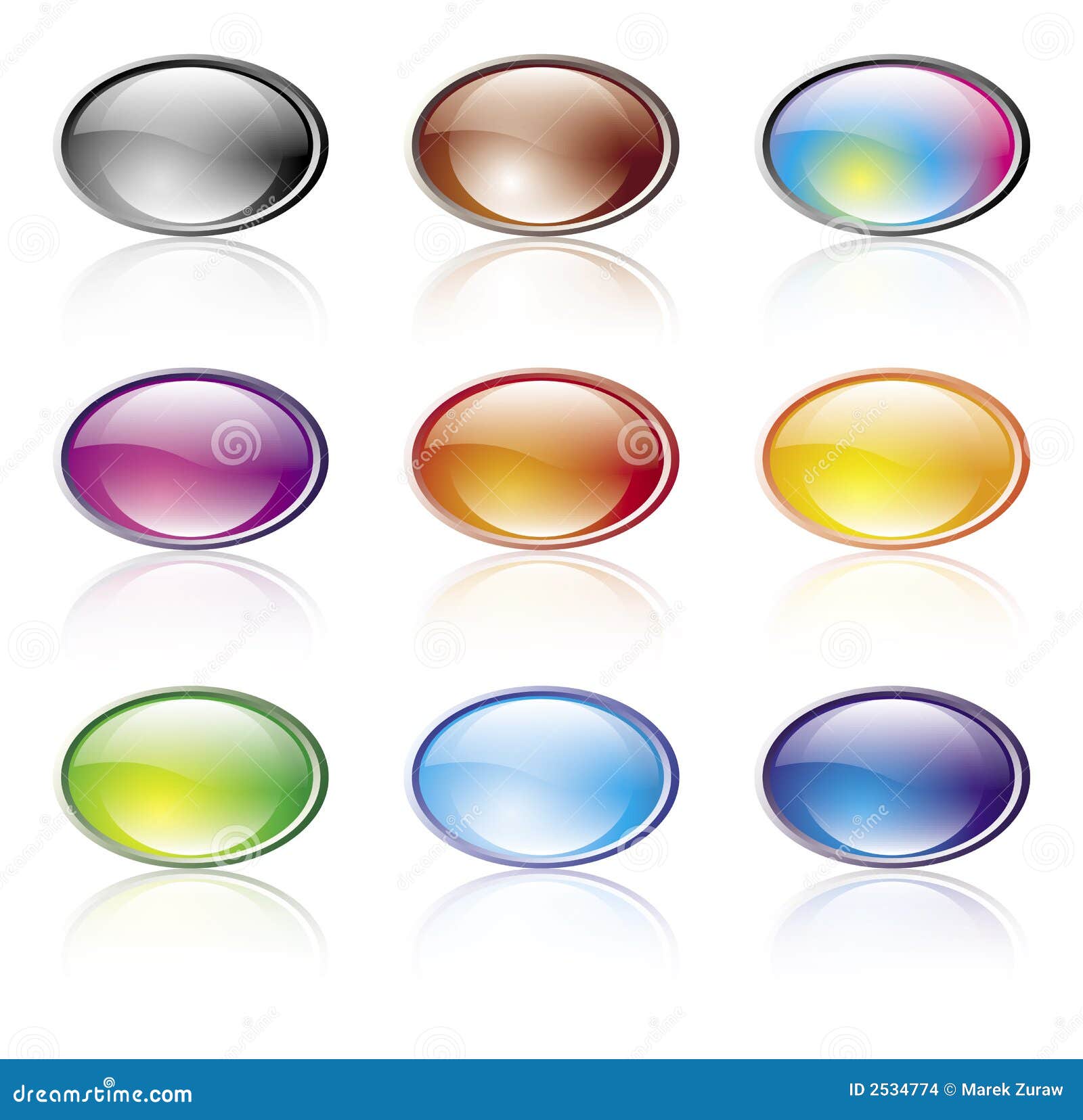 Colour shiny elements stock vector. Illustration of colour - 2534774