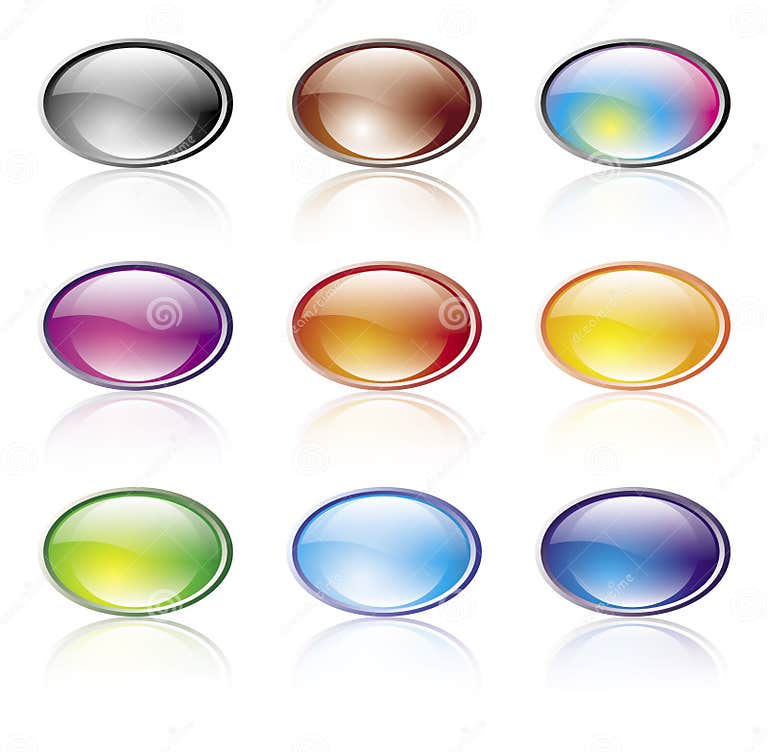 Colour shiny elements stock vector. Illustration of colour - 2534774