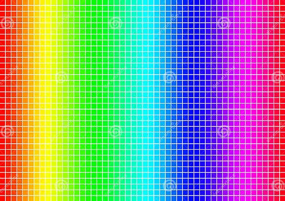 Colour spectrum grid stock illustration. Illustration of saturation ...