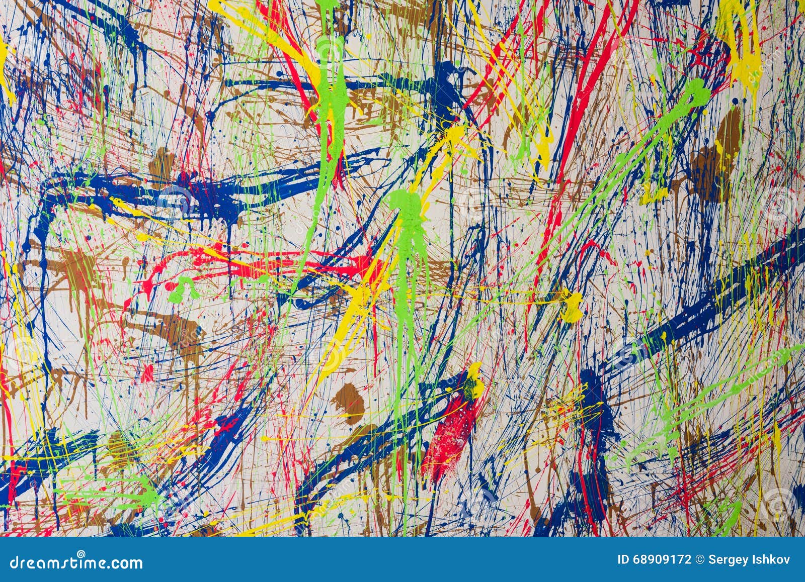 Colour Splash on Cement Wall Texture Background Stock Photo - Image of ...