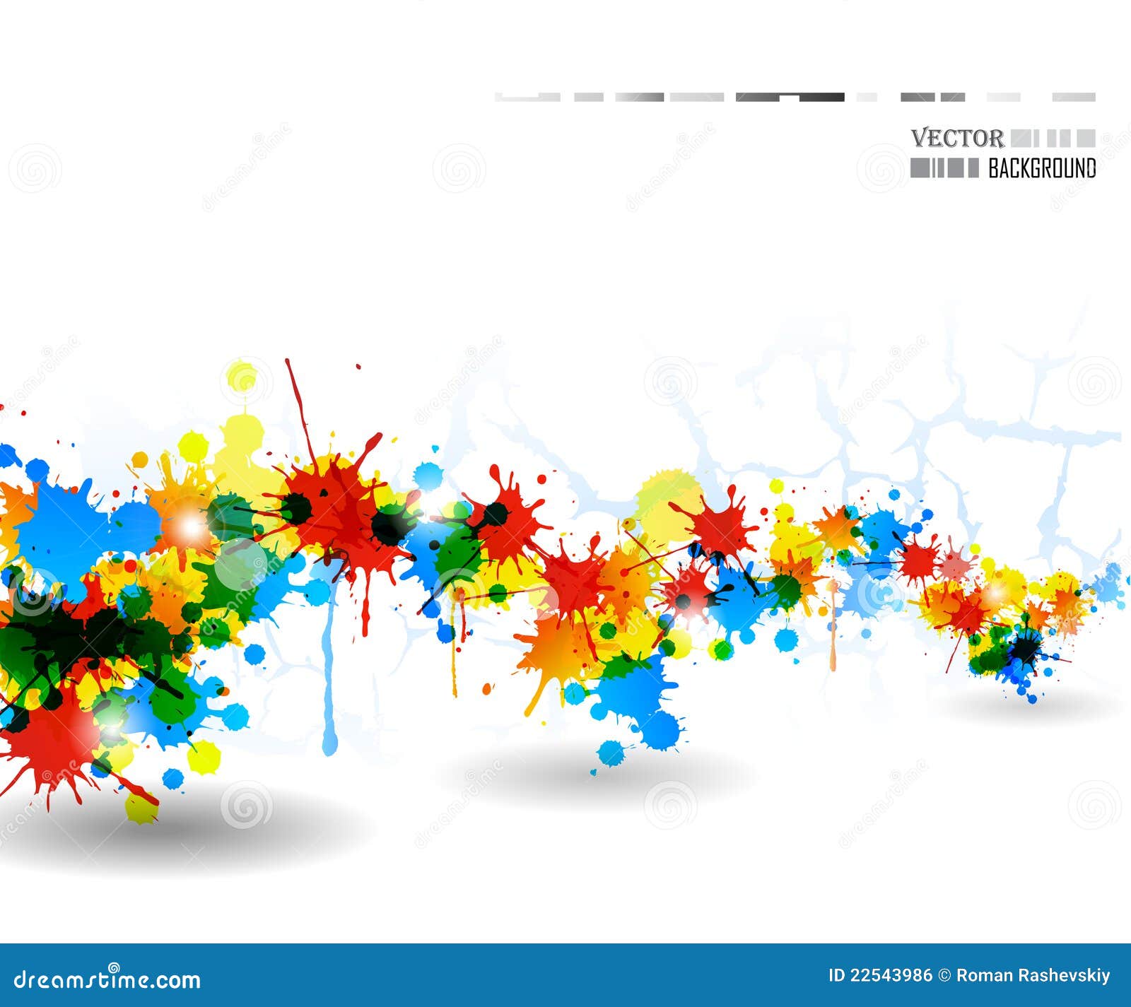 Colour splash poster stock vector. Illustration of element - 22543986