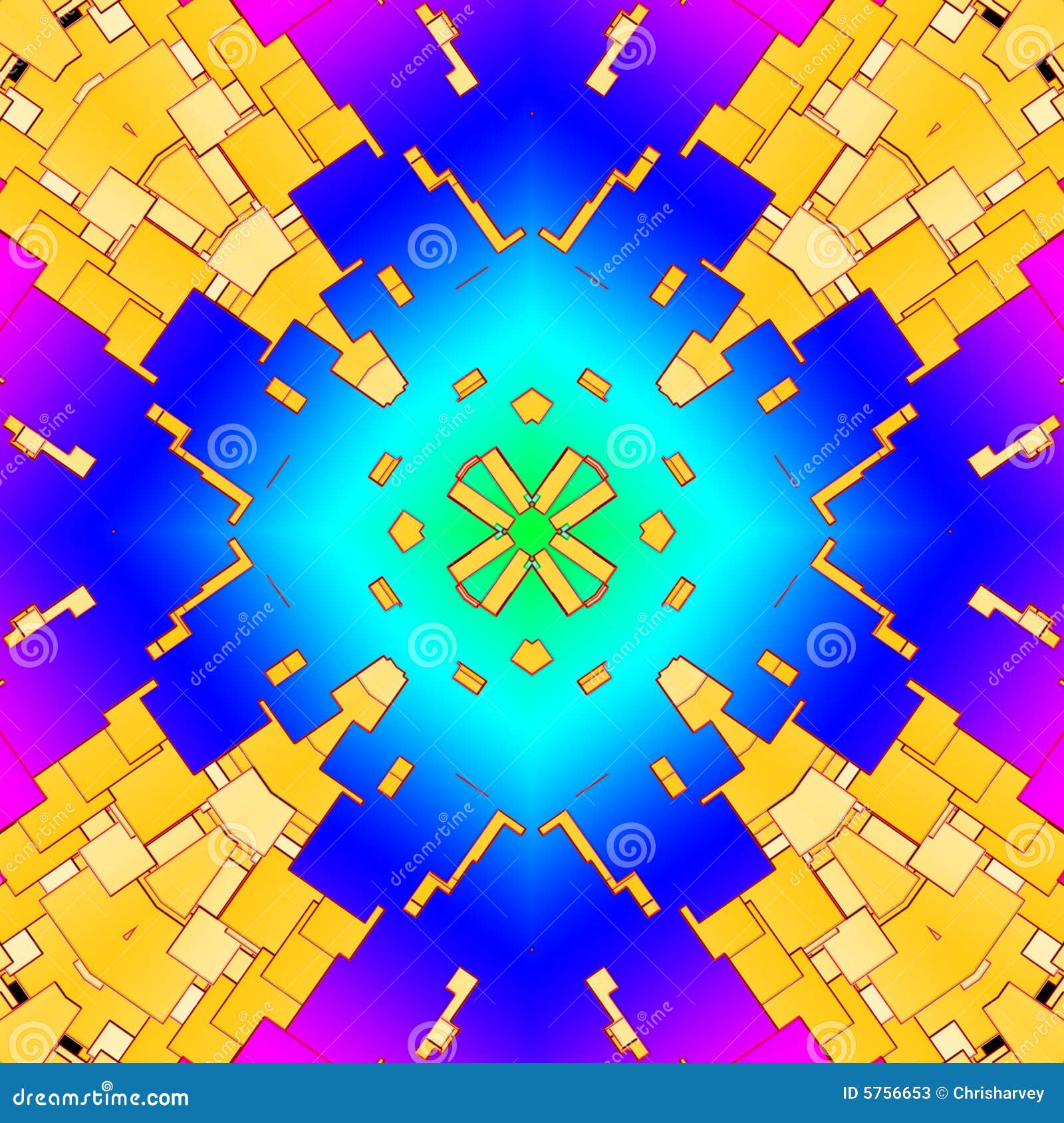 Colour Square Tile Pattern Background 10 Picture. Image: 5756653