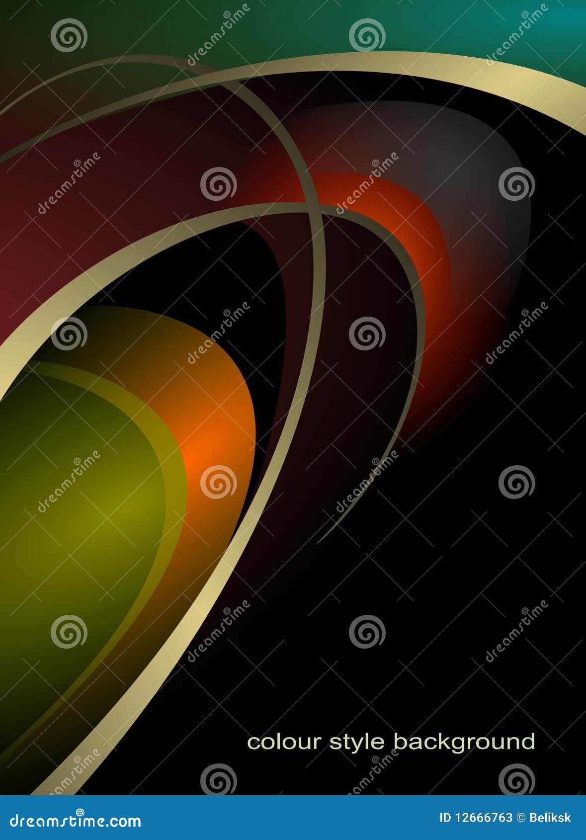 Colour style background stock illustration. Illustration of popular ...