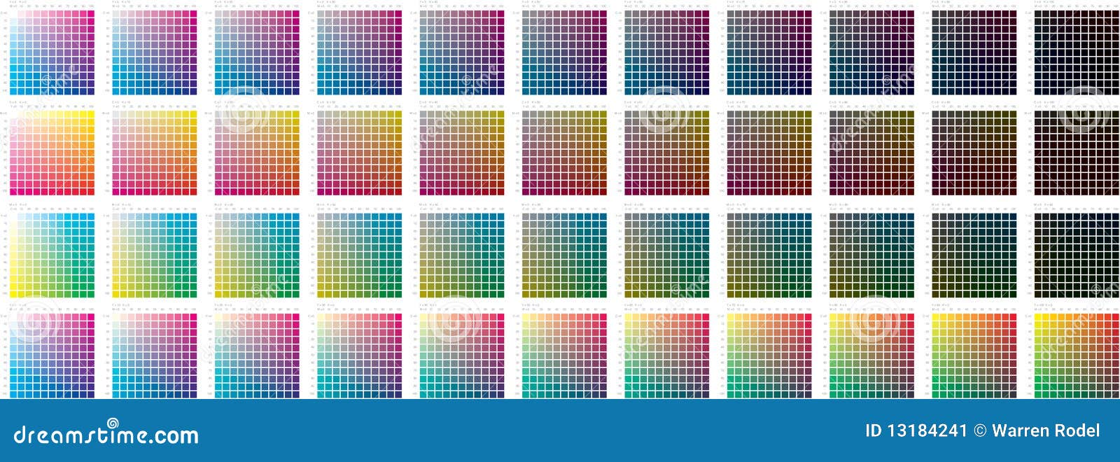 Colour swatch stock illustration. Illustration of design - 13184241