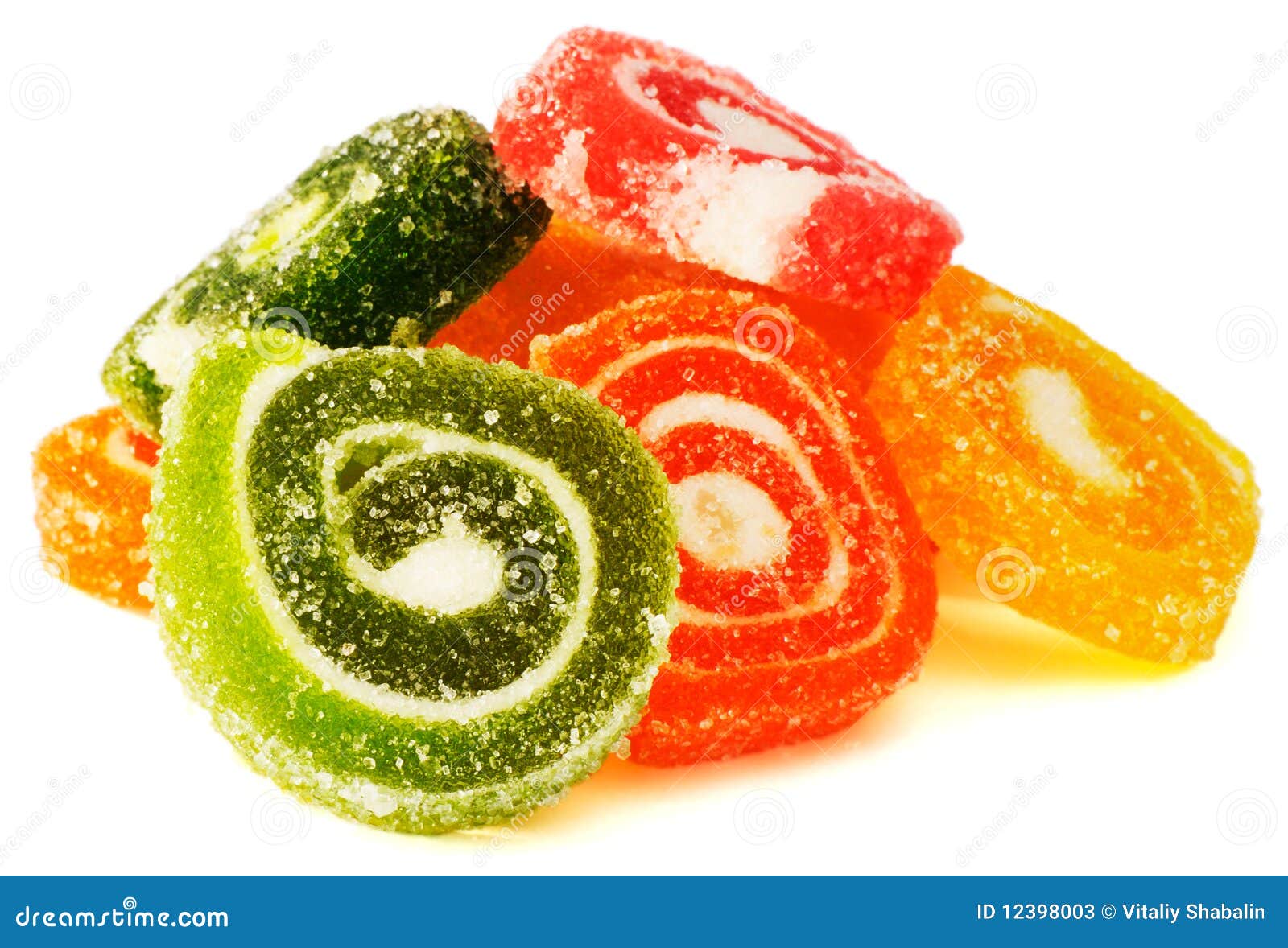 Colour sweets over white stock image. Image of jelly - 12398003