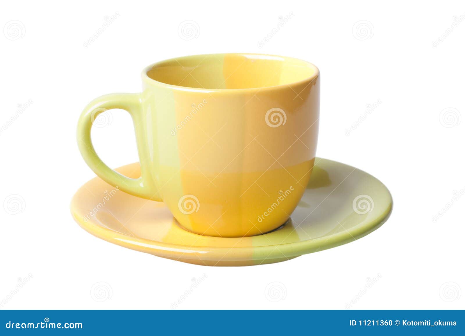 Colour tea cup stock photo. Image of ware, yellow, drinkware - 11211360