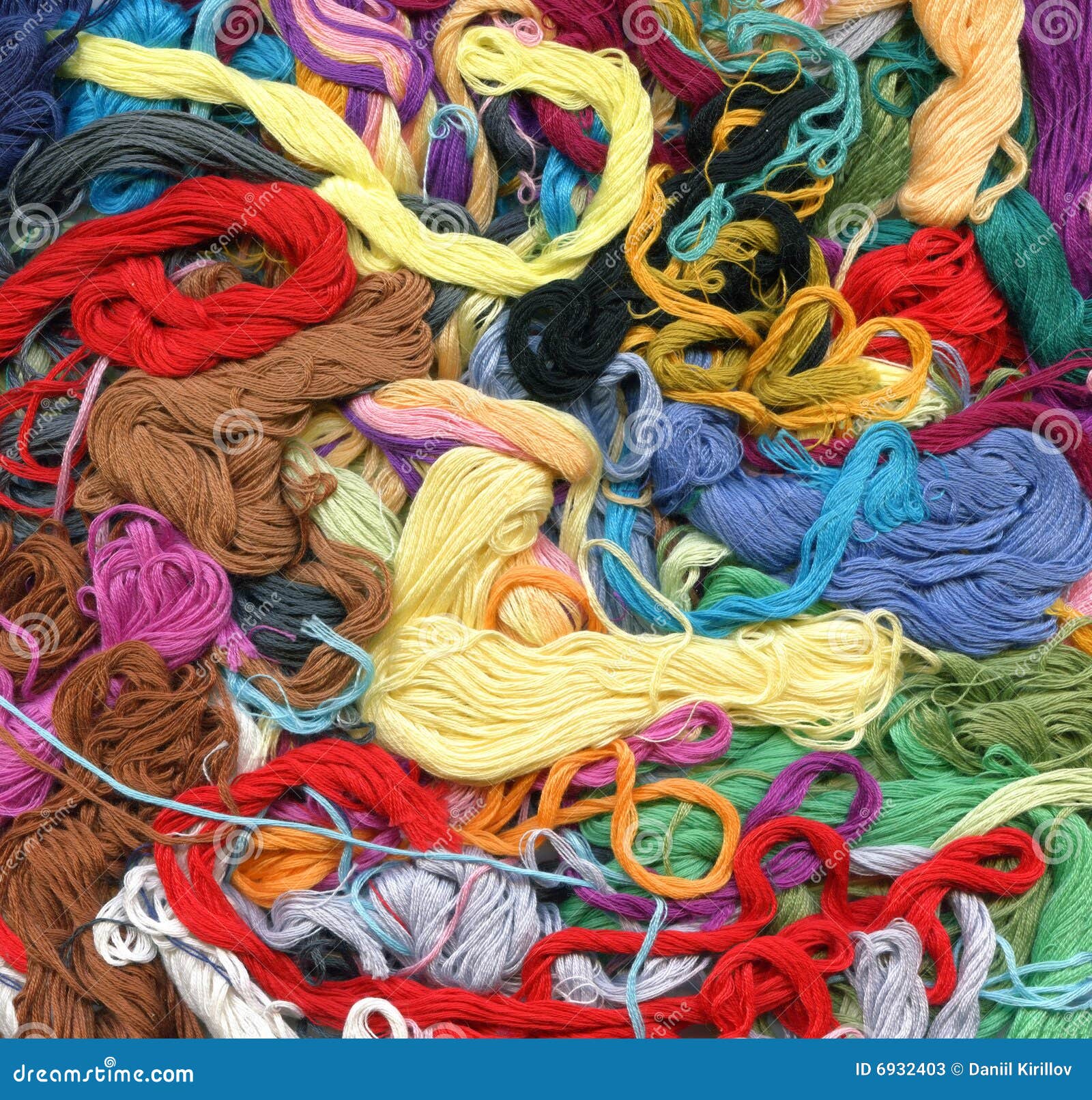 Colour threads background stock image. Image of needle - 6932403