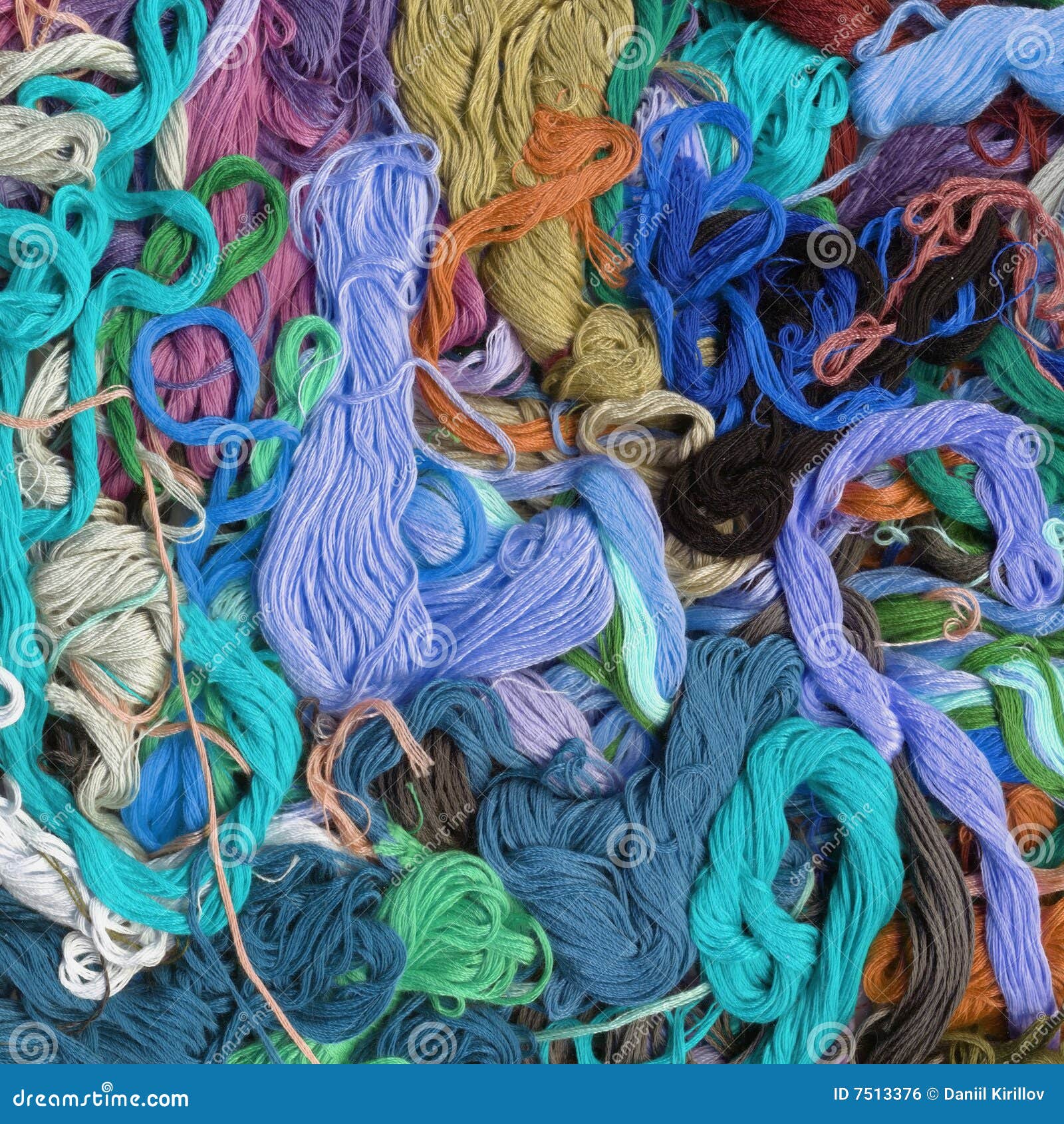 Colour threads background stock photo. Image of closeup - 7513376