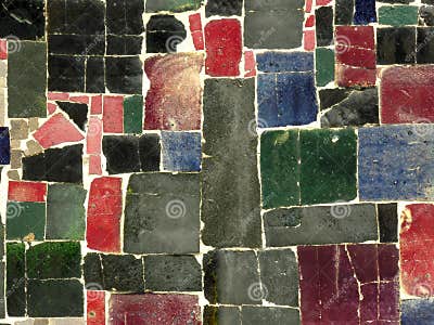 Colour Tiles Mosaic - Random Pattern Stock Photo - Image of modeling ...