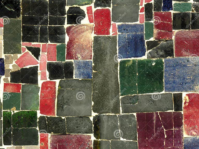 Colour Tiles Mosaic - Random Pattern Stock Photo - Image of modeling ...