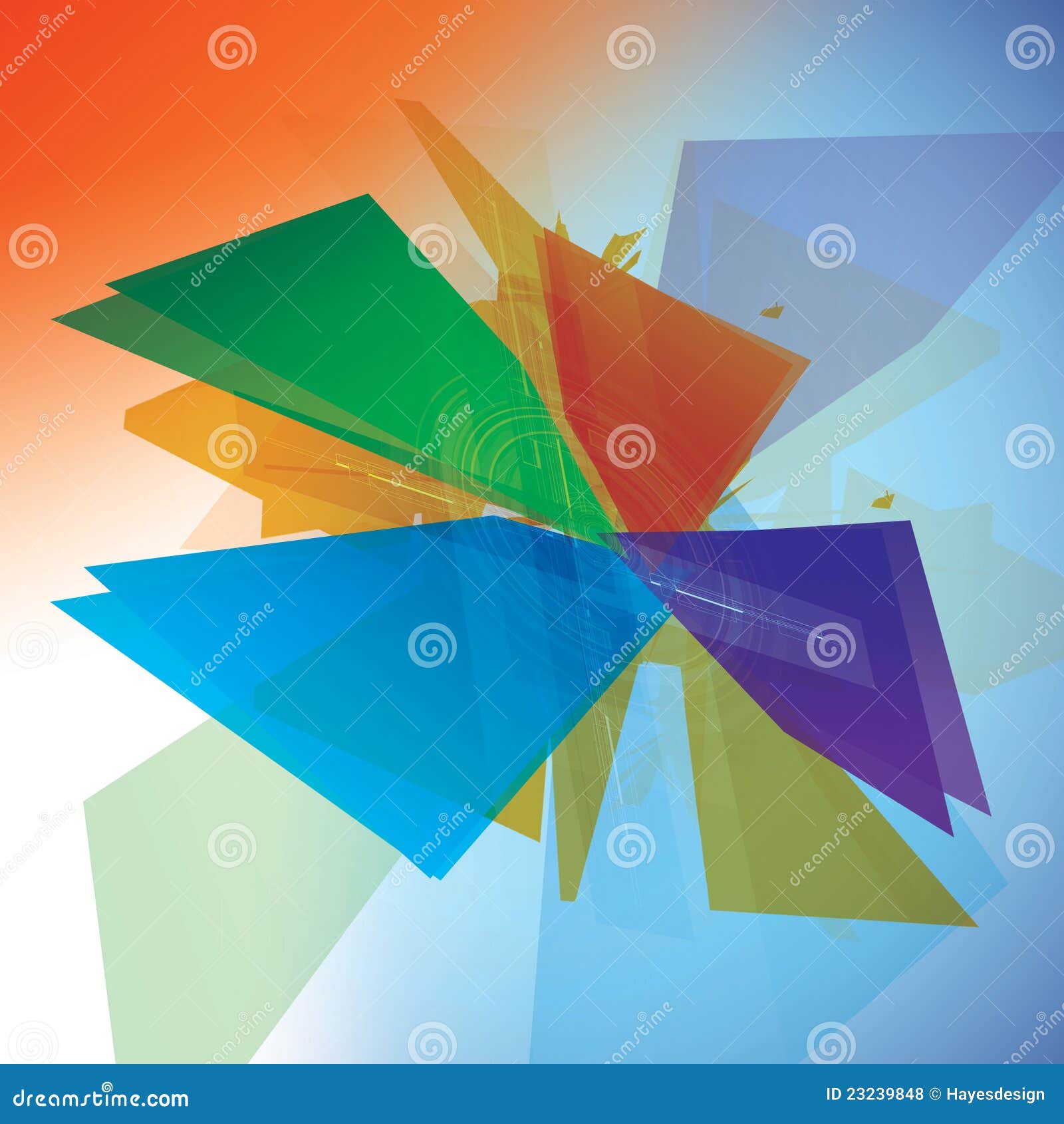 Colour Vector Shards Illustration Stock Illustration - Illustration of ...