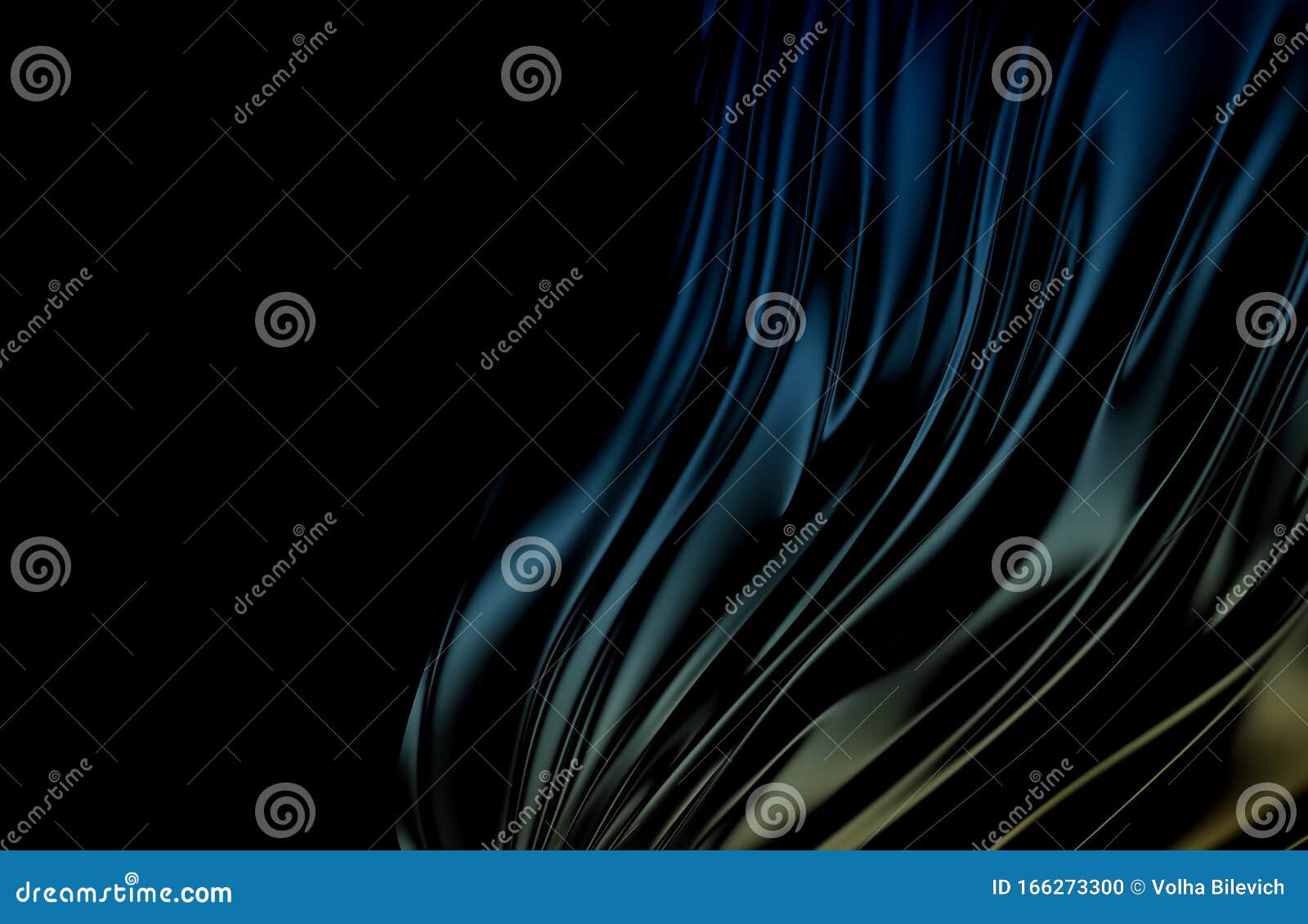 Colour Wavy Background Color Splash, Elegant Classy Design. 3d Render ...