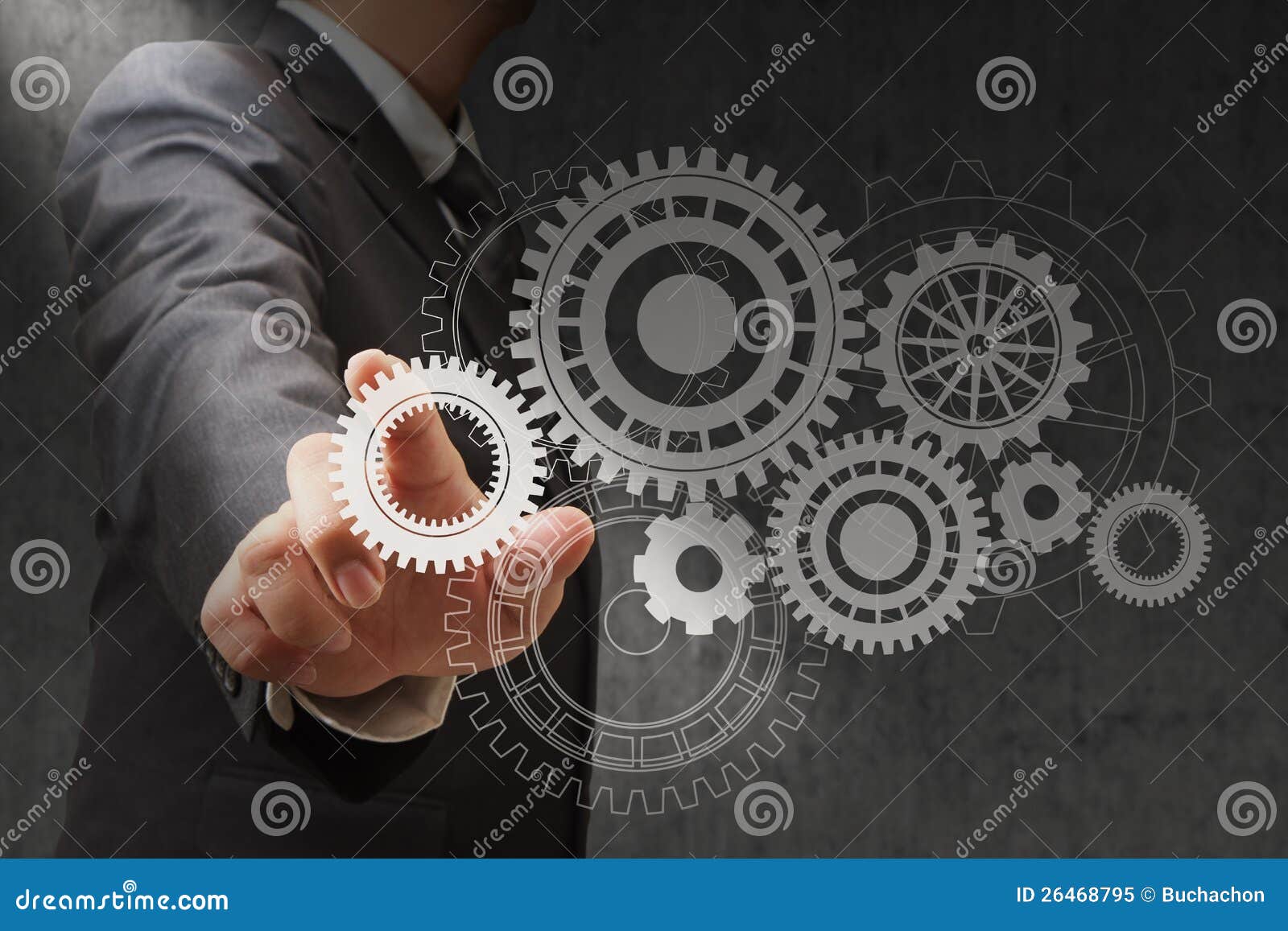 Colour Wheels As Symbols of Engineering Stock Illustration ...