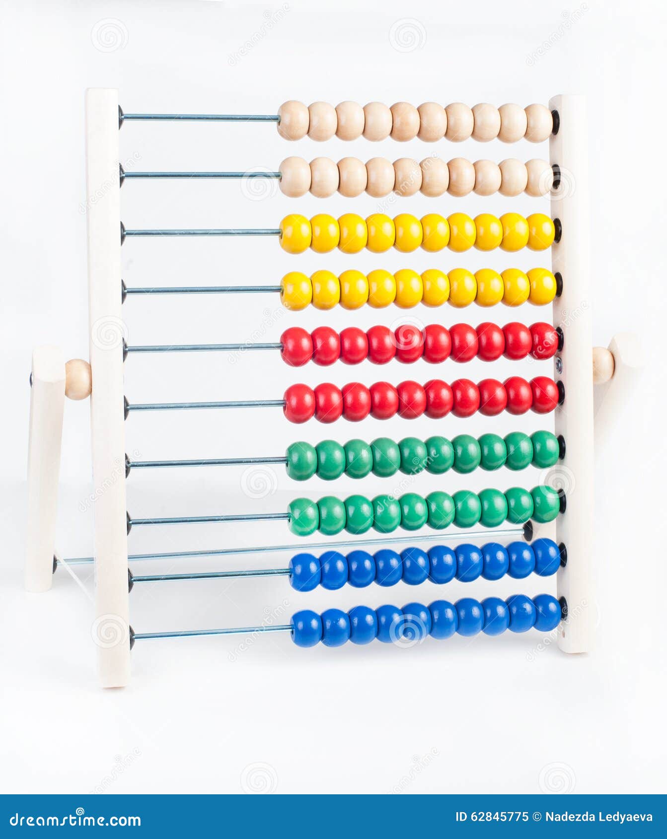 Colour wooden abacus stock image. Image of frame, play - 62845775