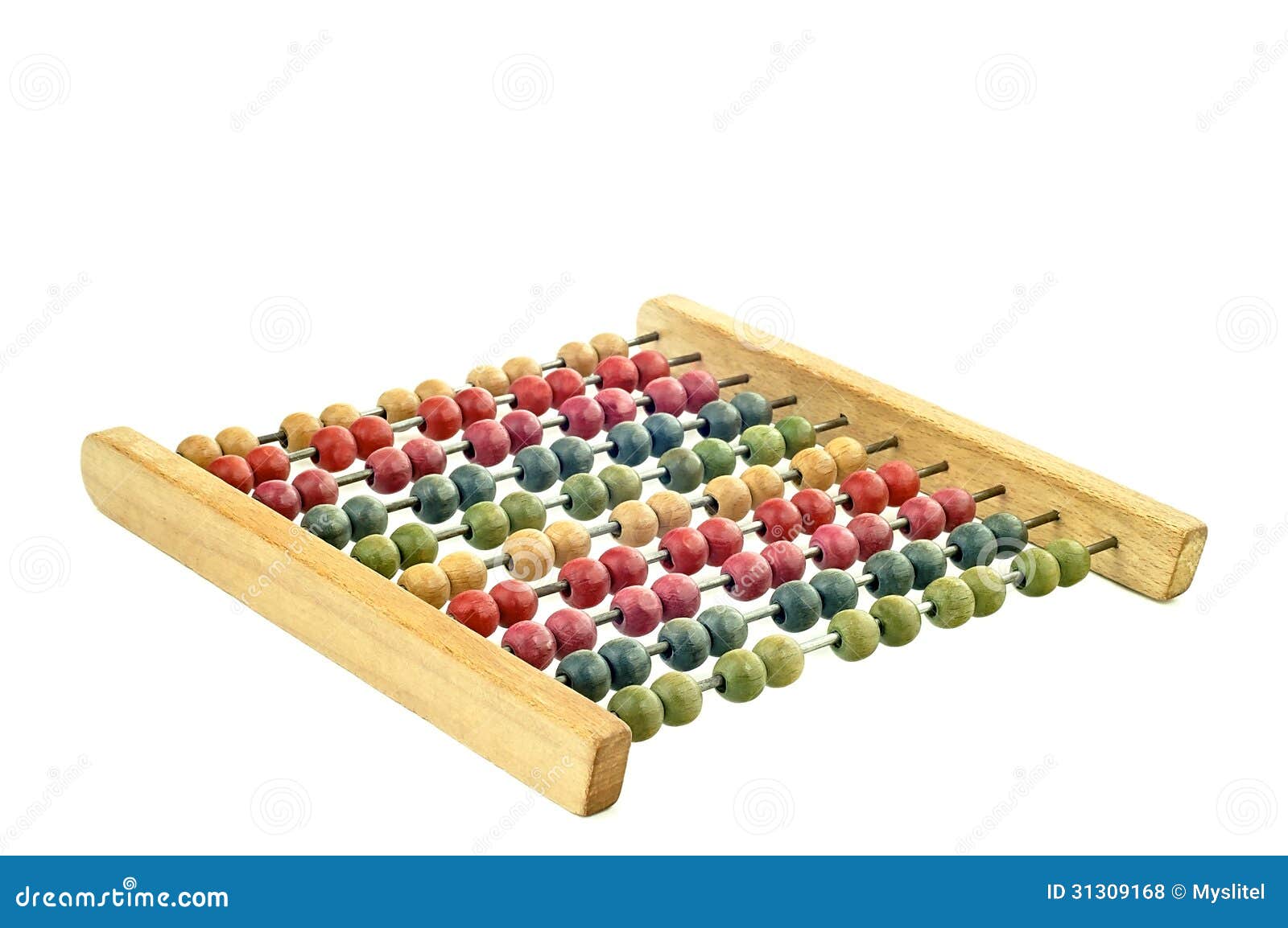 Coloured abacus stock photo. Image of count, educational - 31309168