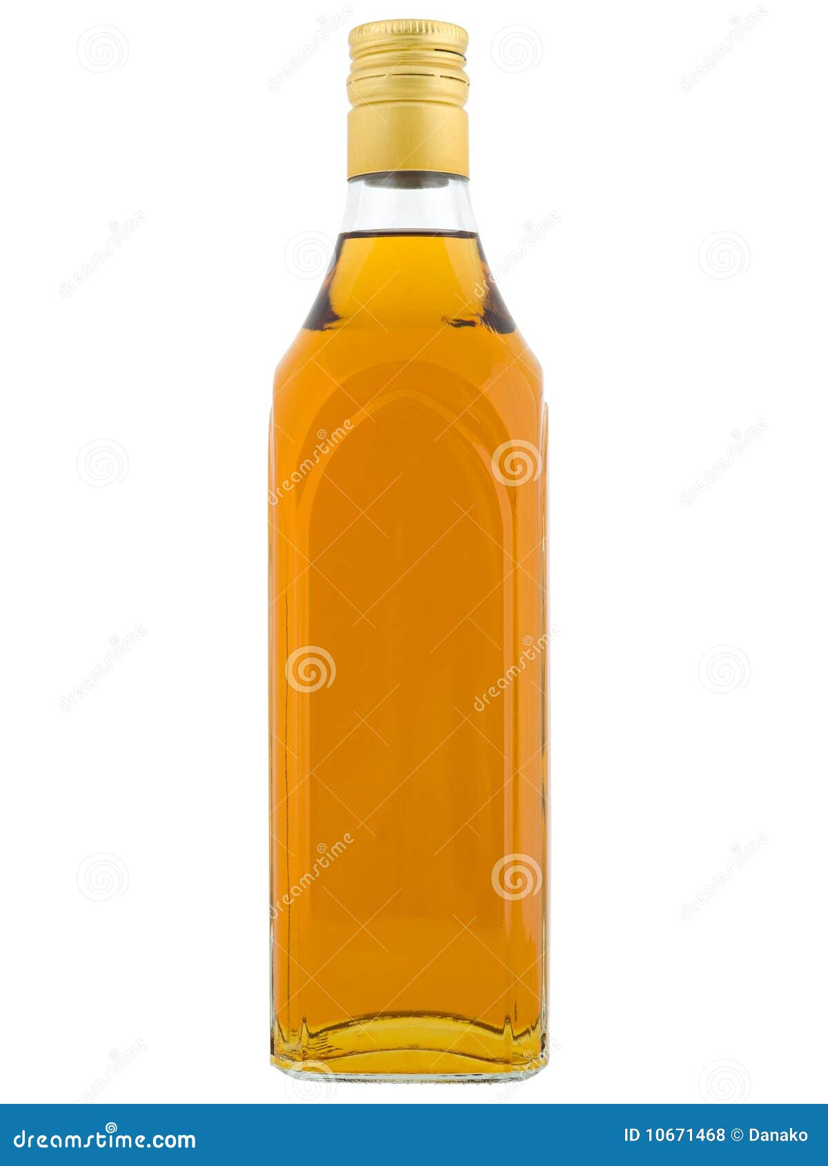 Coloured alcohol bottle stock photo. Image of single - 10671468
