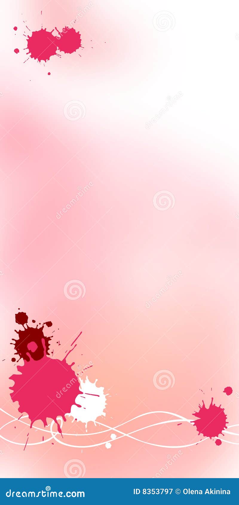 Coloured_background_for_card Stock Illustration - Illustration of blank ...