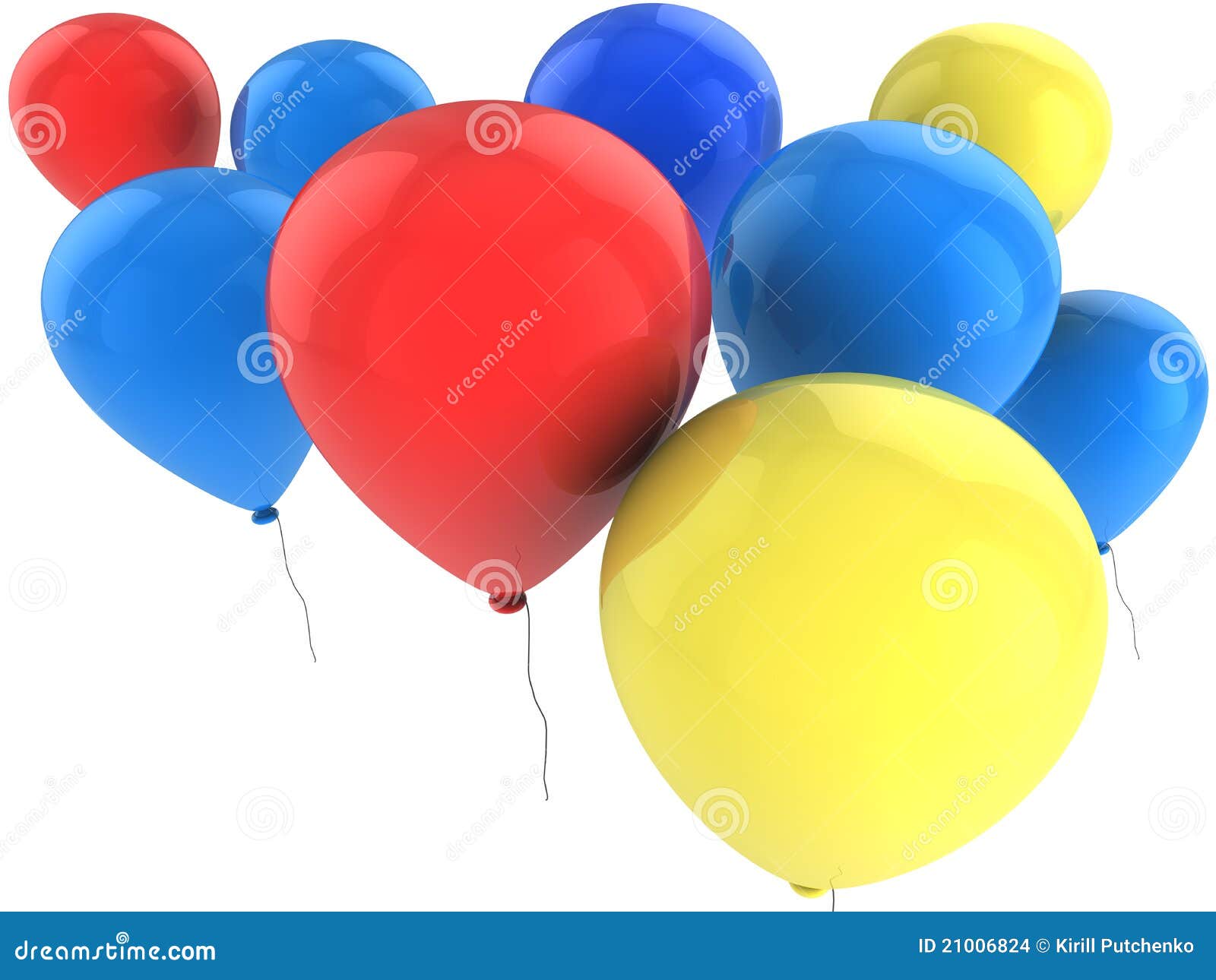Coloured balloons stock illustration. Illustration of multi - 21006824