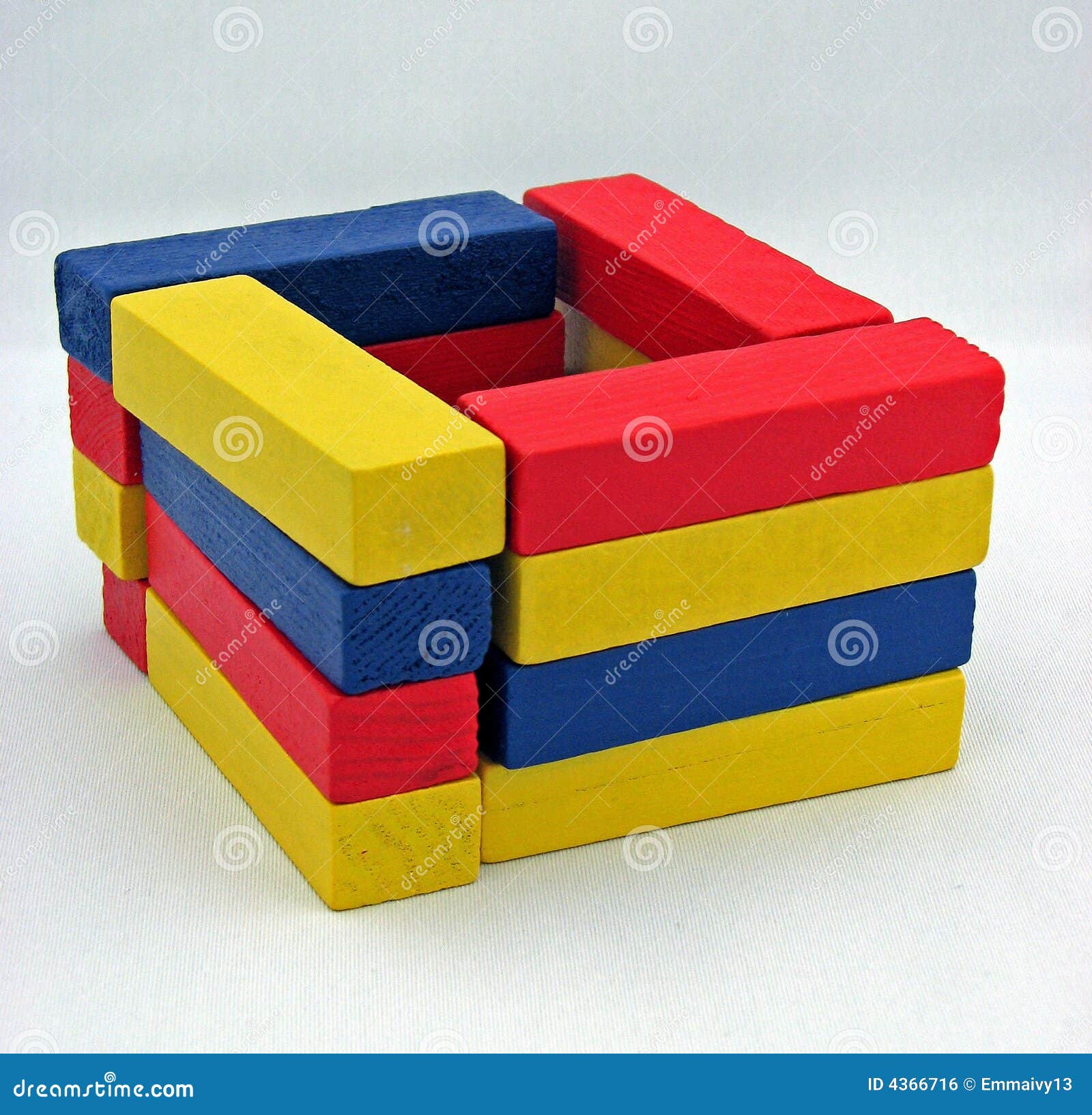 Coloured blocks stock photo. Image of stacked, childrens - 4366716