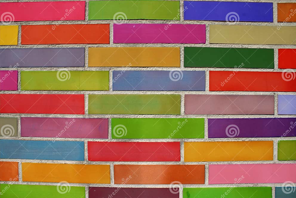 Coloured bricks stock photo. Image of individual, texture - 2209594