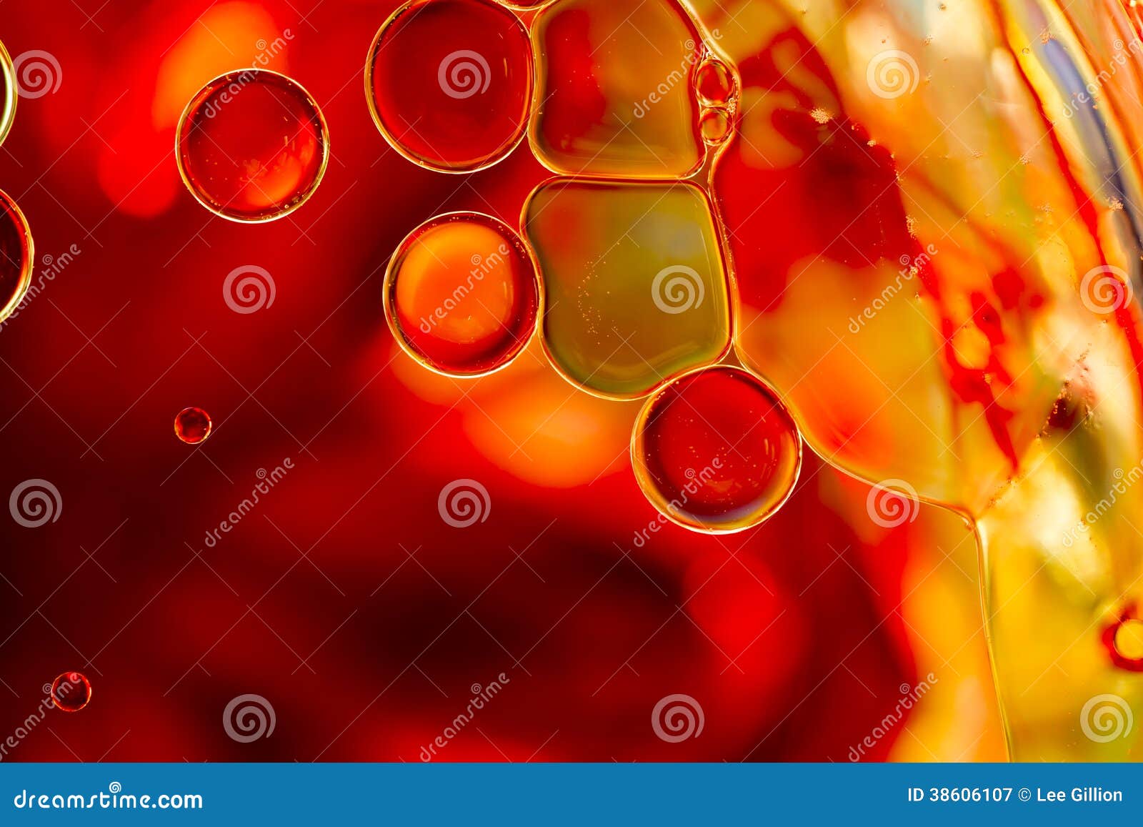 Coloured Bubbles on Water Surface Stock Image - Image of bubble ...