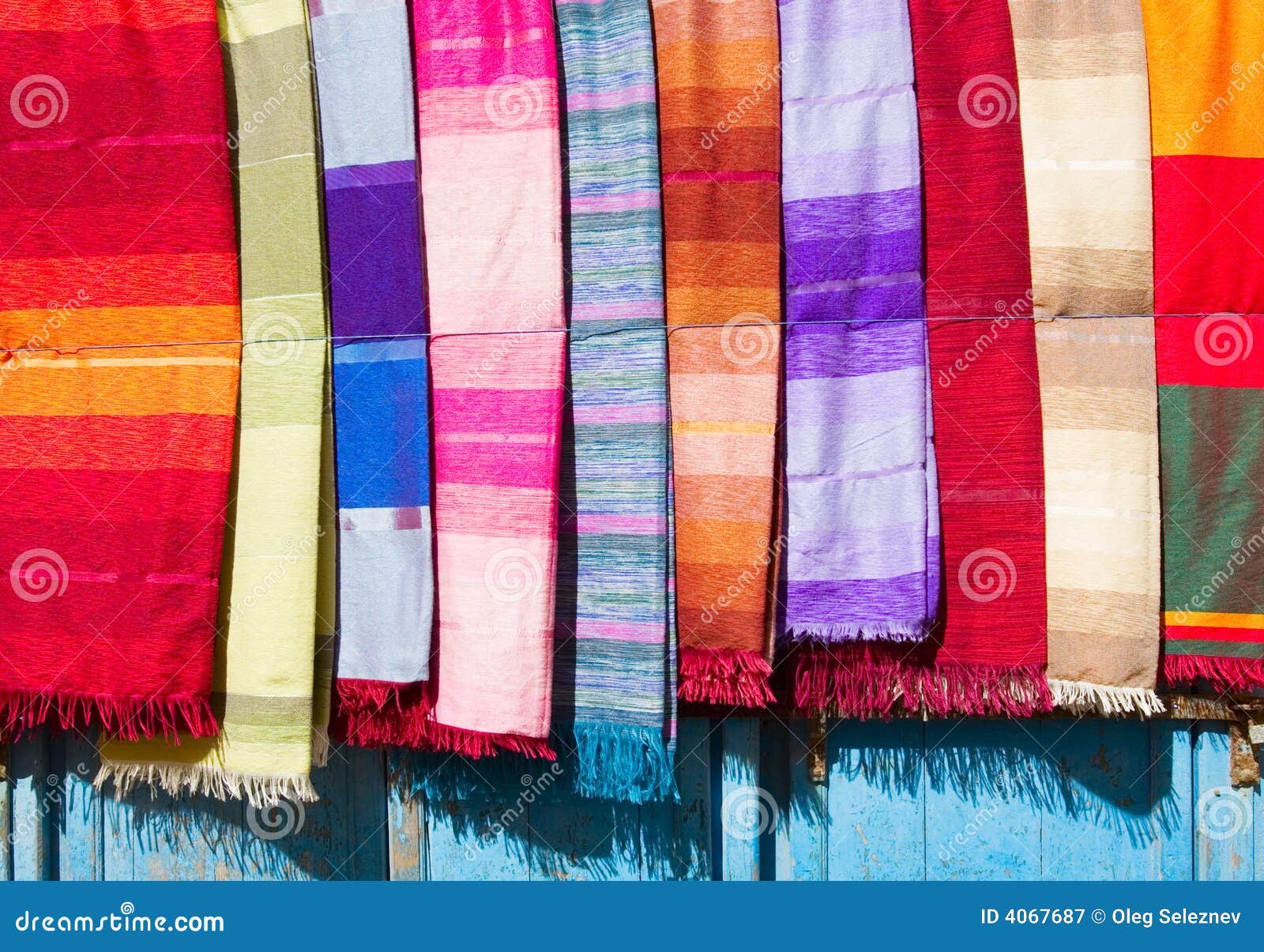 Coloured Cloth and Silk stock image. Image of indigenous - 4067687