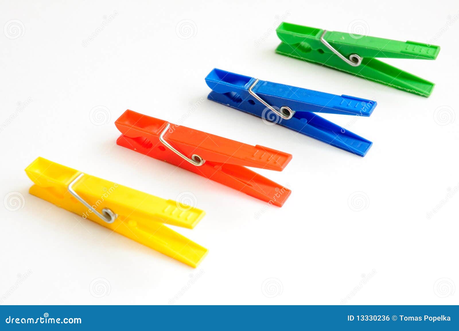 Coloured clothes-pegs 1 stock photo. Image of linen, formation - 13330236