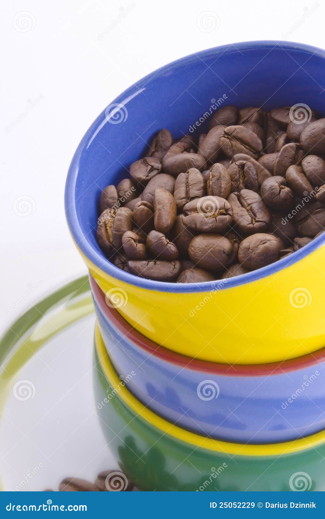 Coloured coffee mugs stock image. Image of aromatic, design - 25052229