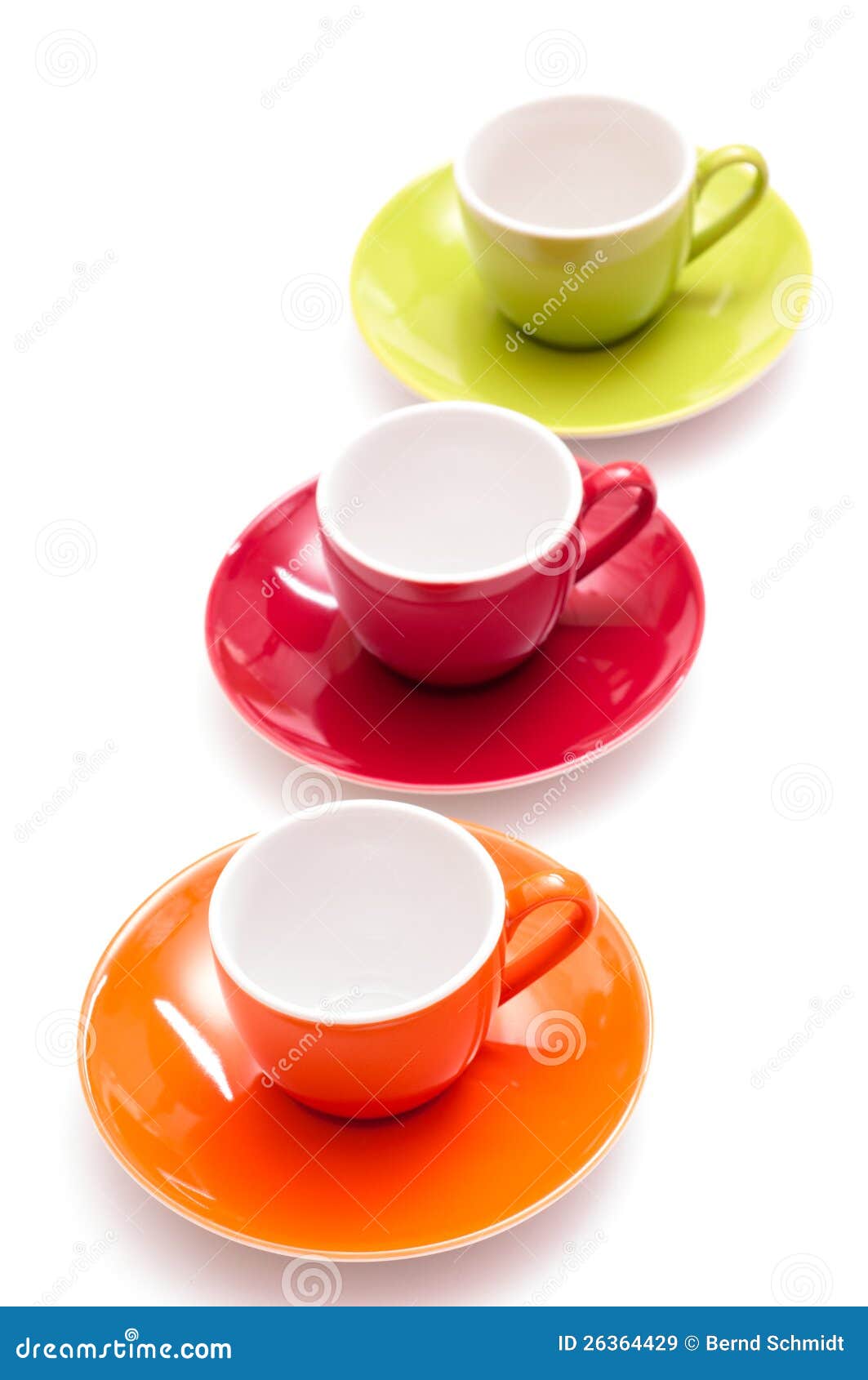 Coloured coffee mugs stock image. Image of coffee, china - 26364429
