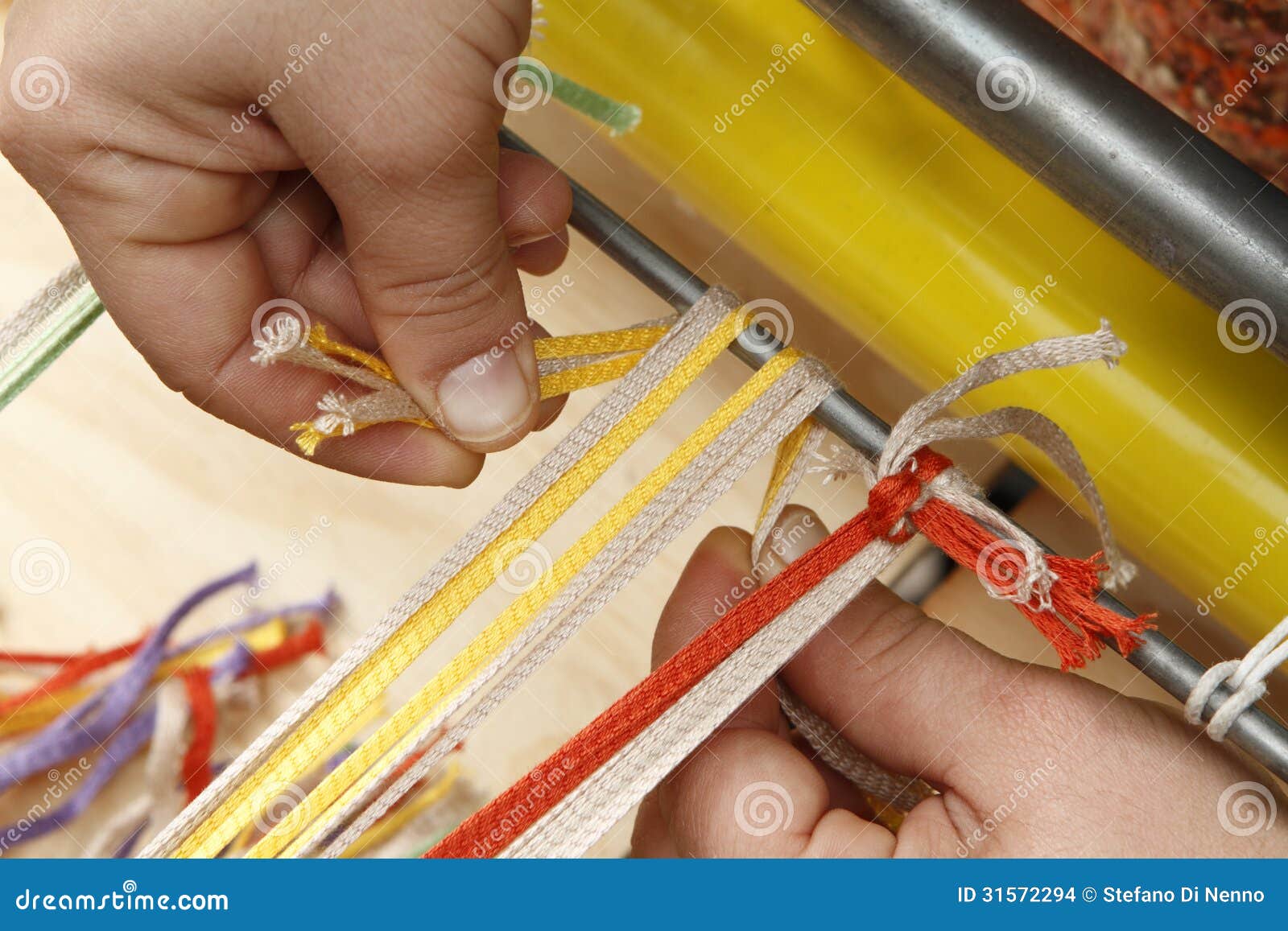 Coloured cords stock photo. Image of occupation, machine - 31572294