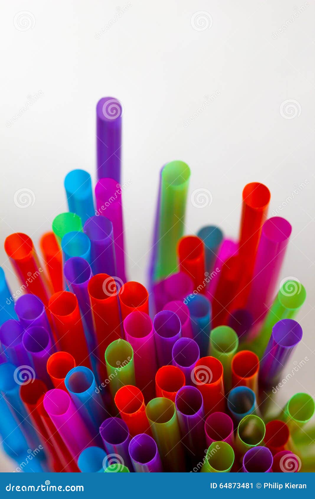 Coloured Drinking Straw Background Stock Image - Image of close ...