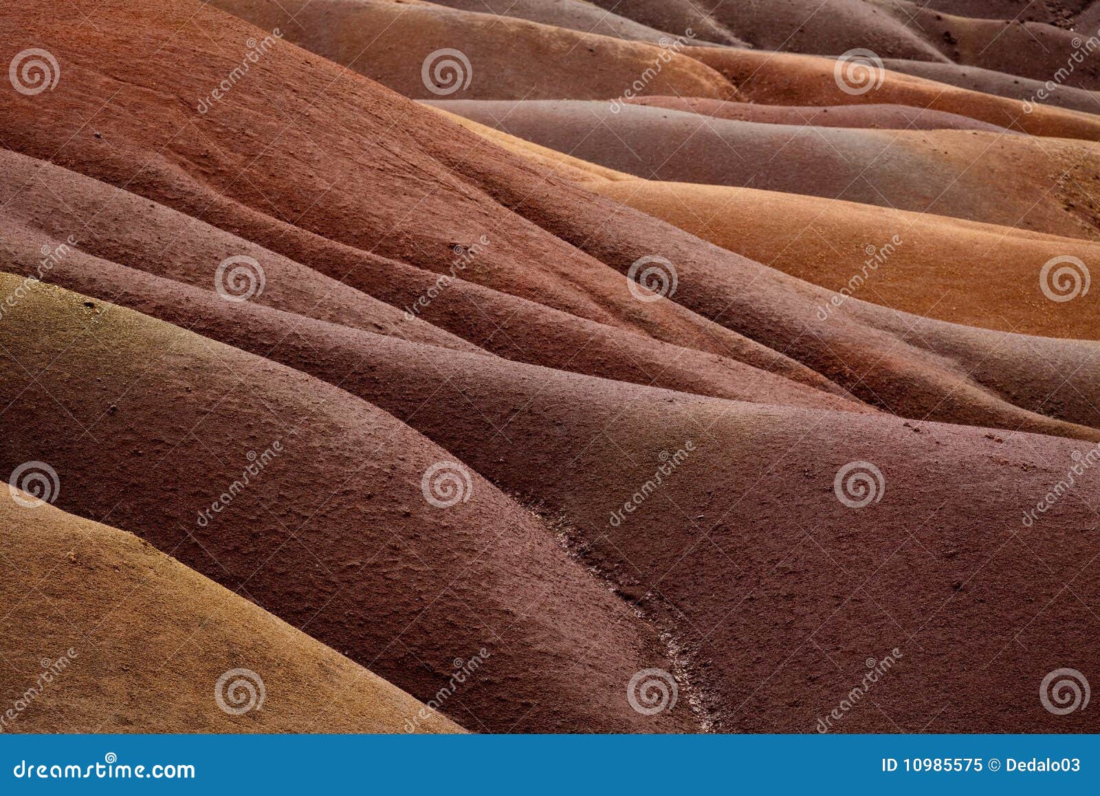 Coloured Earths stock image. Image of earth, mauritius - 10985575
