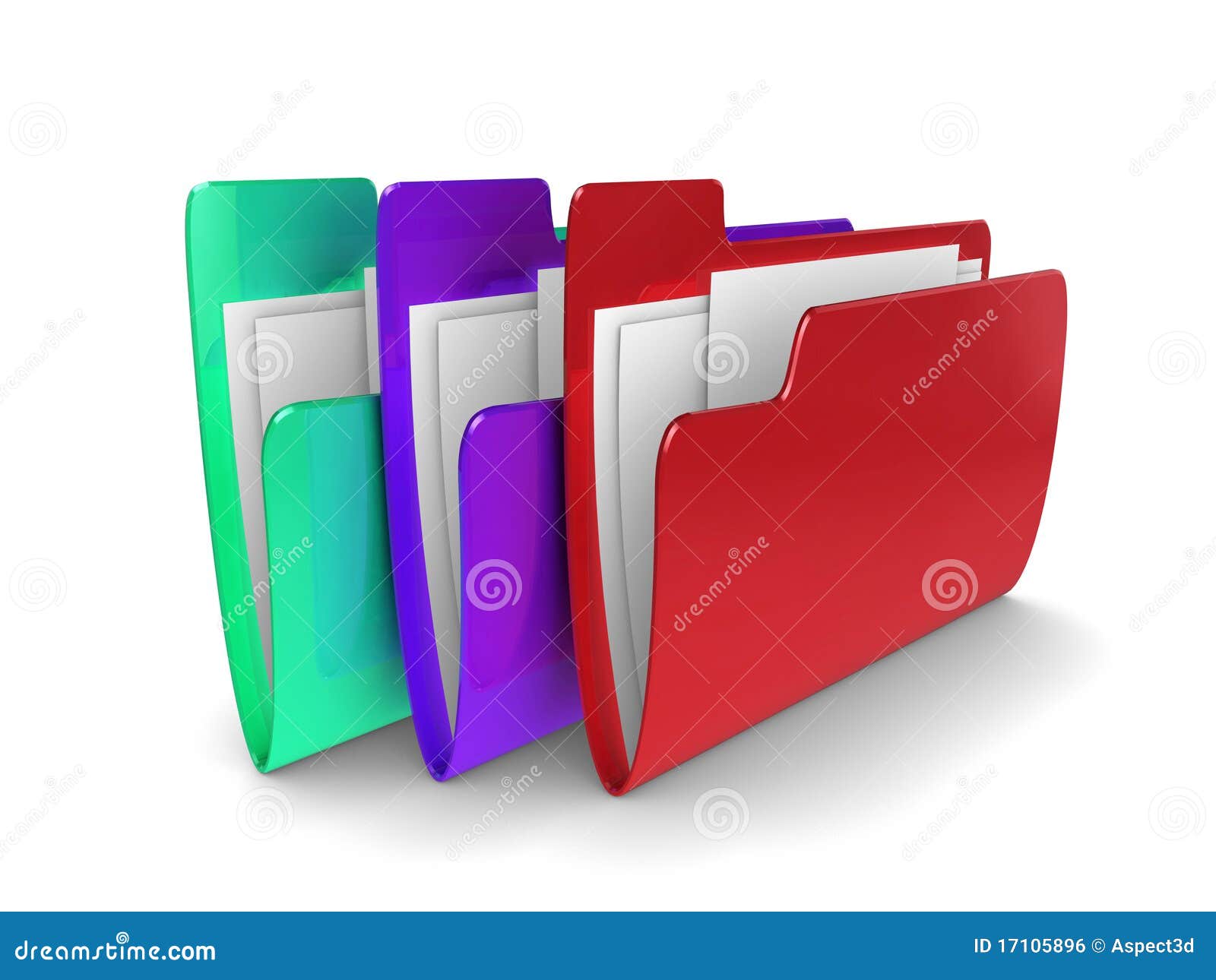 Coloured files stock illustration. Illustration of concept - 17105896