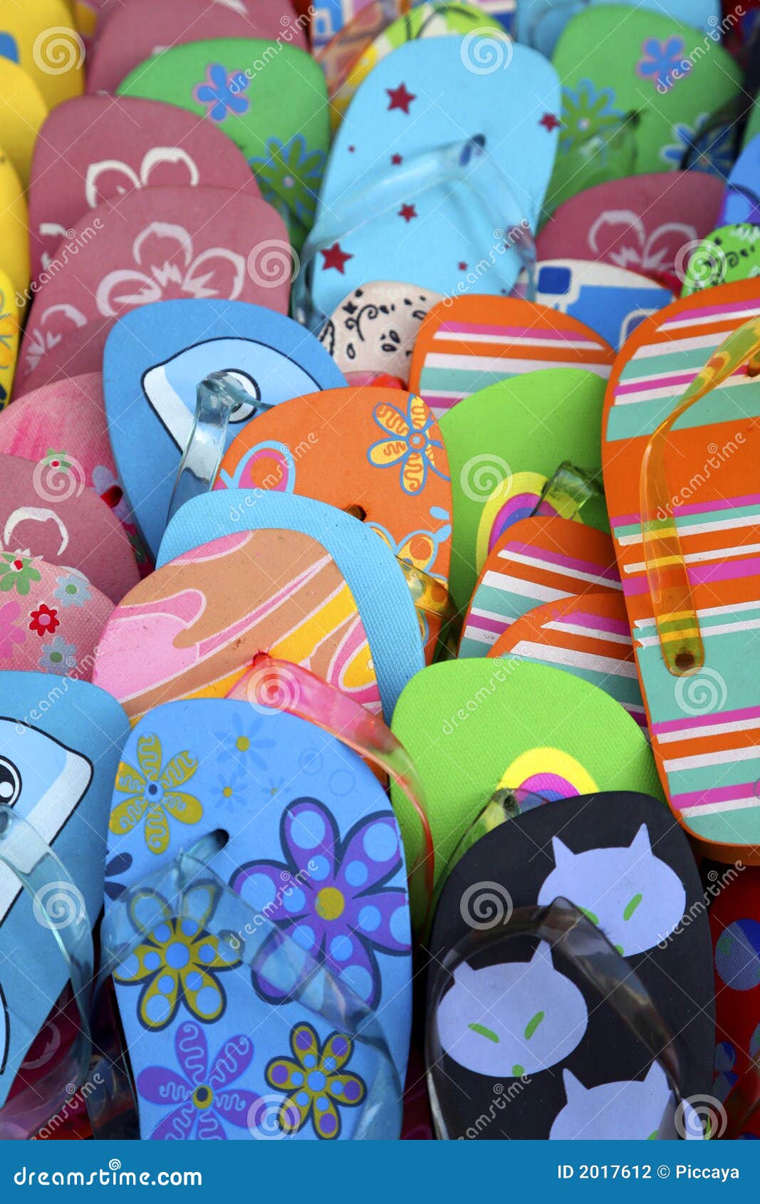 Coloured flip flop stock photo. Image of pink, clothing - 2017612