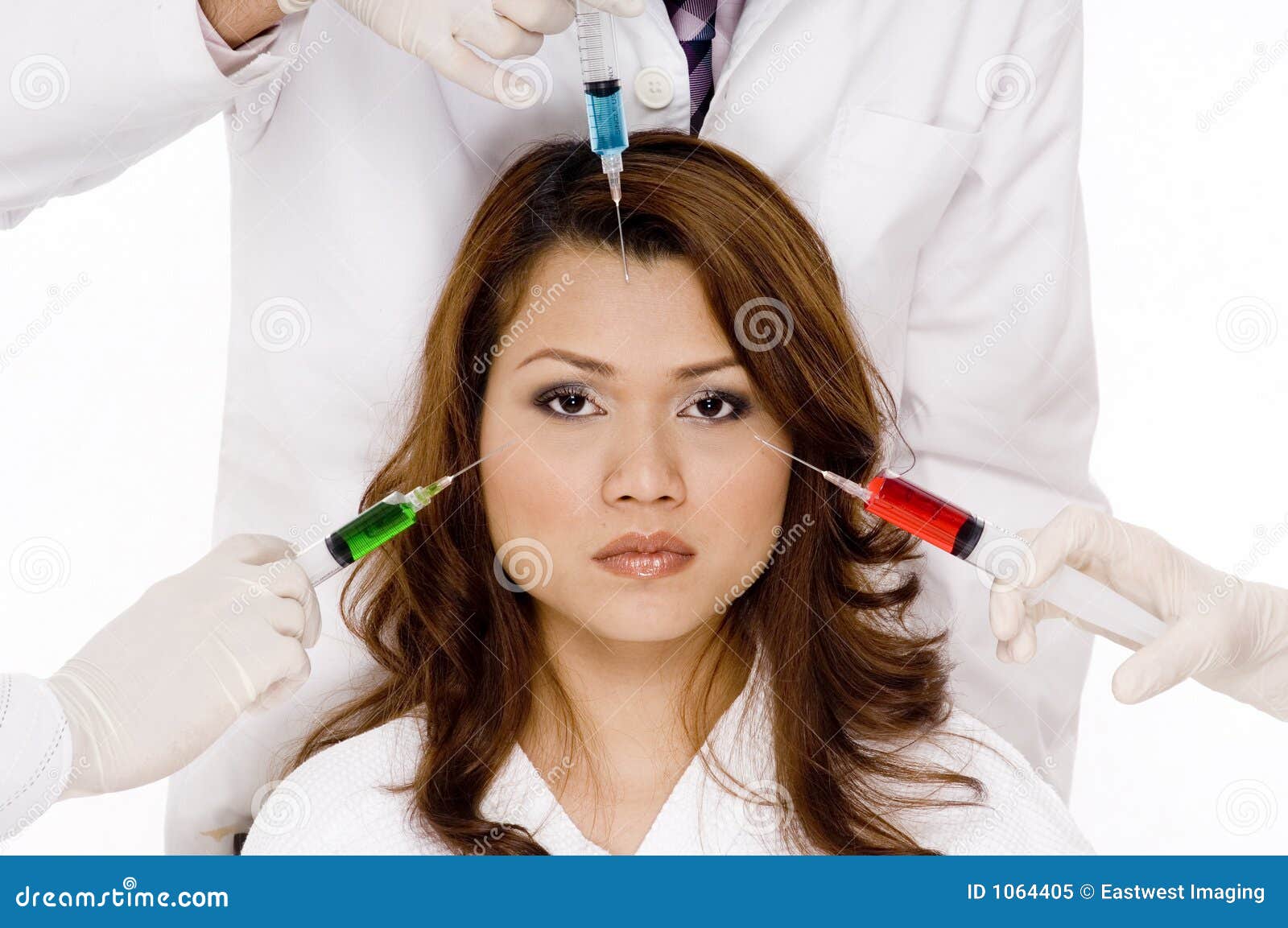 Coloured Injections stock image. Image of brow, chemist - 1064405