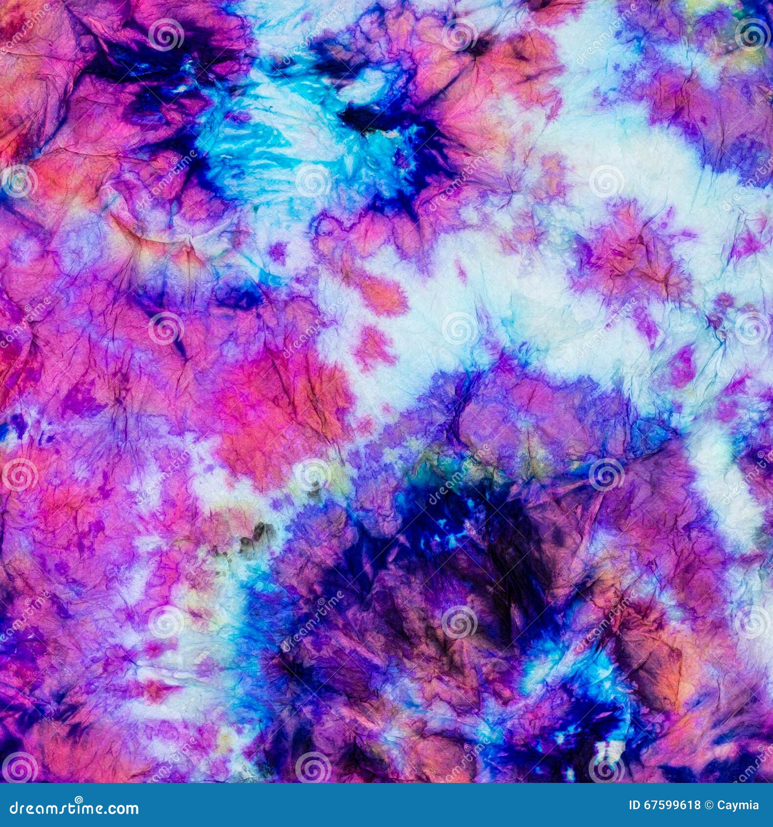 Coloured Ink Blotch Patterns. Stock Illustration - Illustration of ...