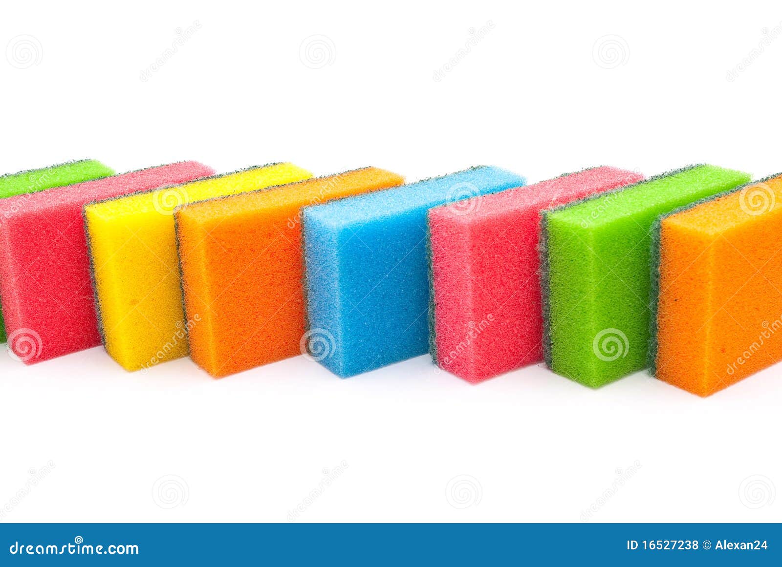 Coloured kitchen sponges stock photo. Image of pink, abstract - 16527238