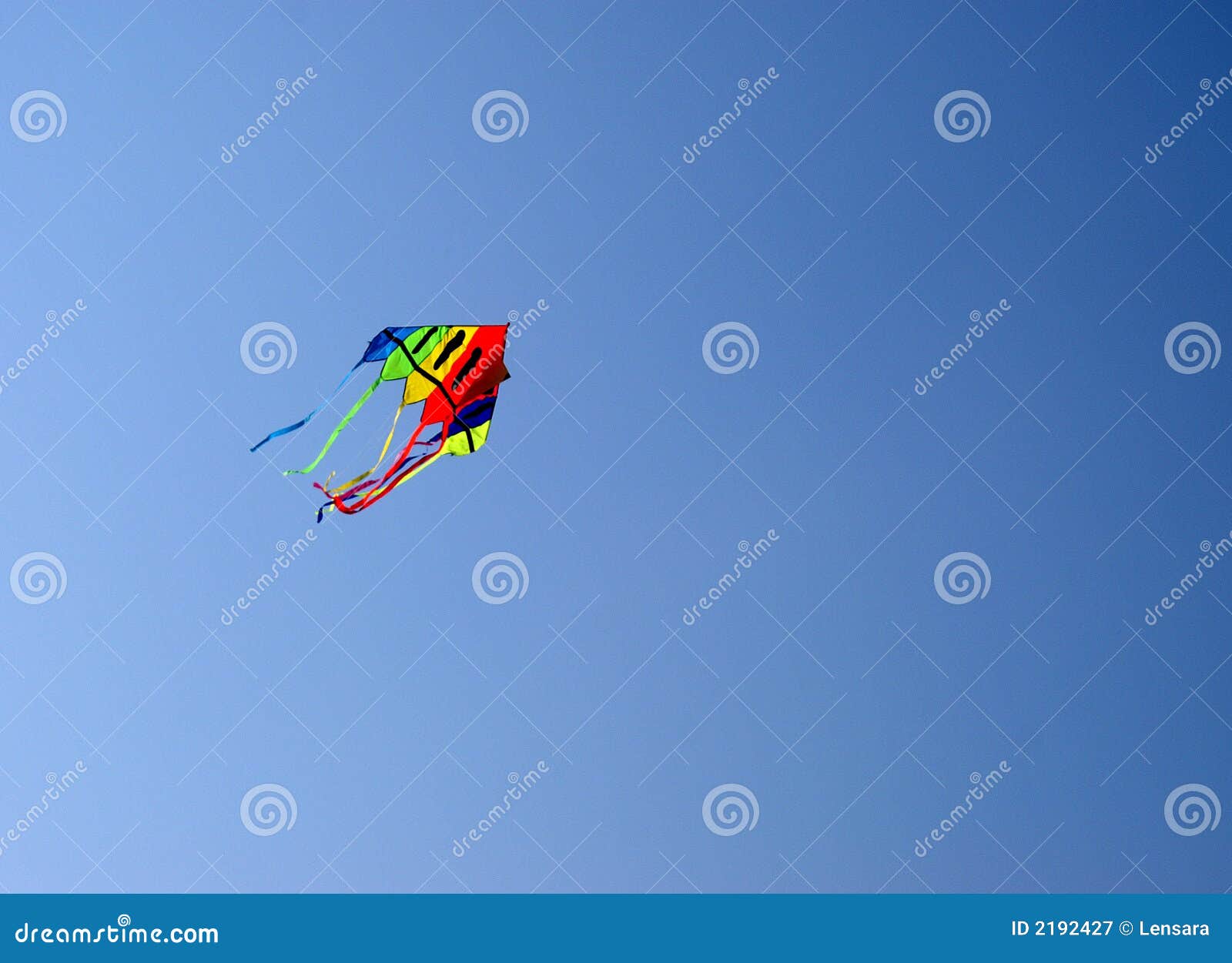 Coloured Kite in Sky stock image. Image of diversity, soaring - 2192427
