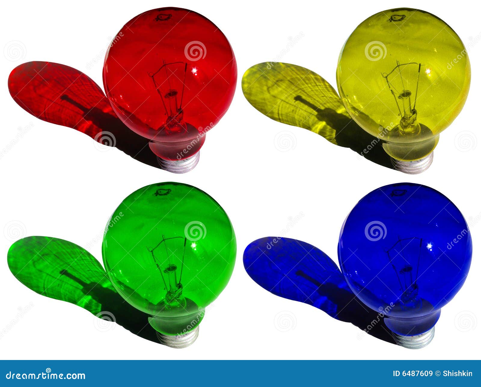 Coloured lamps stock image. Image of electricity, lamp - 6487609
