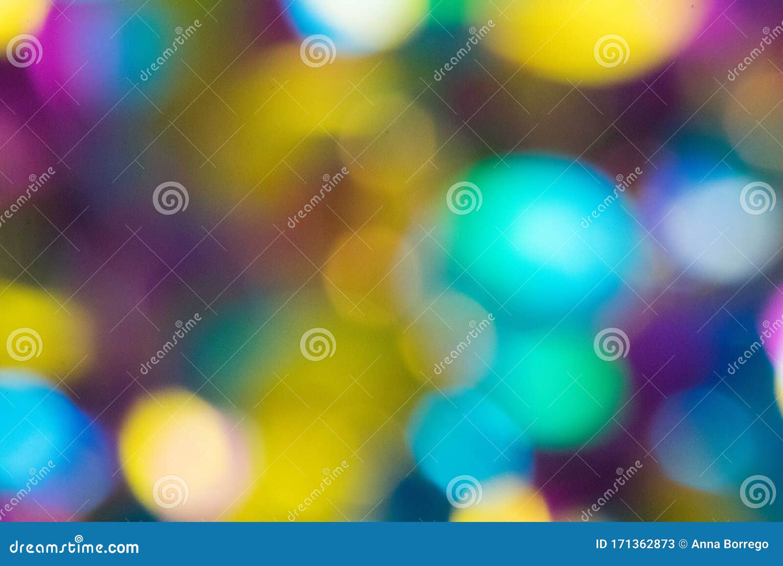Coloured Lights with Bokeh Technique. Background Concept Stock Image ...
