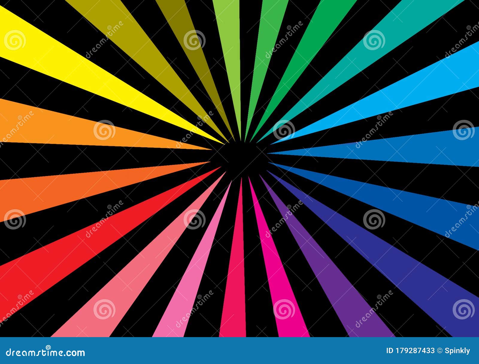 Coloured Lines Representing Depth of Space Stock Illustration ...