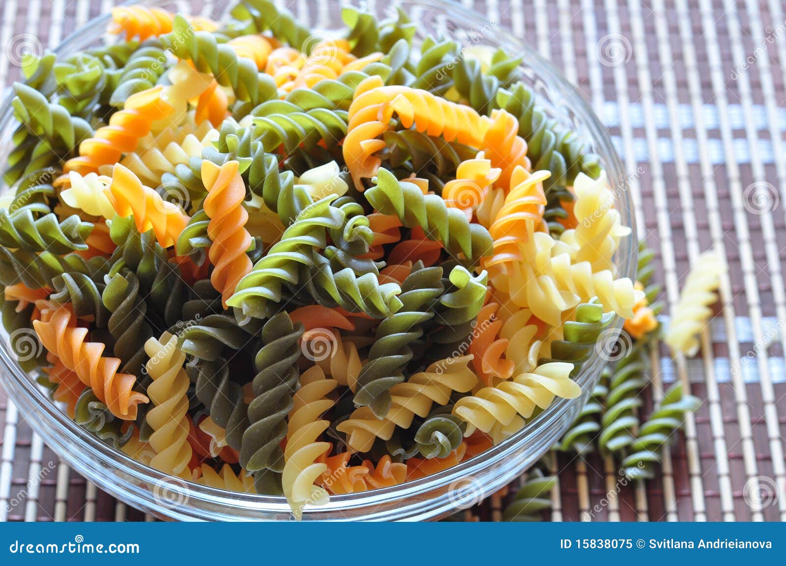 Coloured macaronis stock image. Image of orange, glass - 15838075