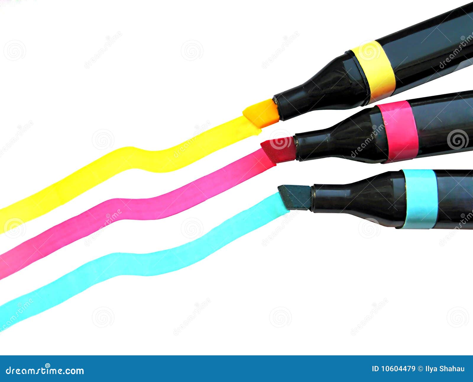 Coloured markers stock image. Image of orange, colored - 10604479
