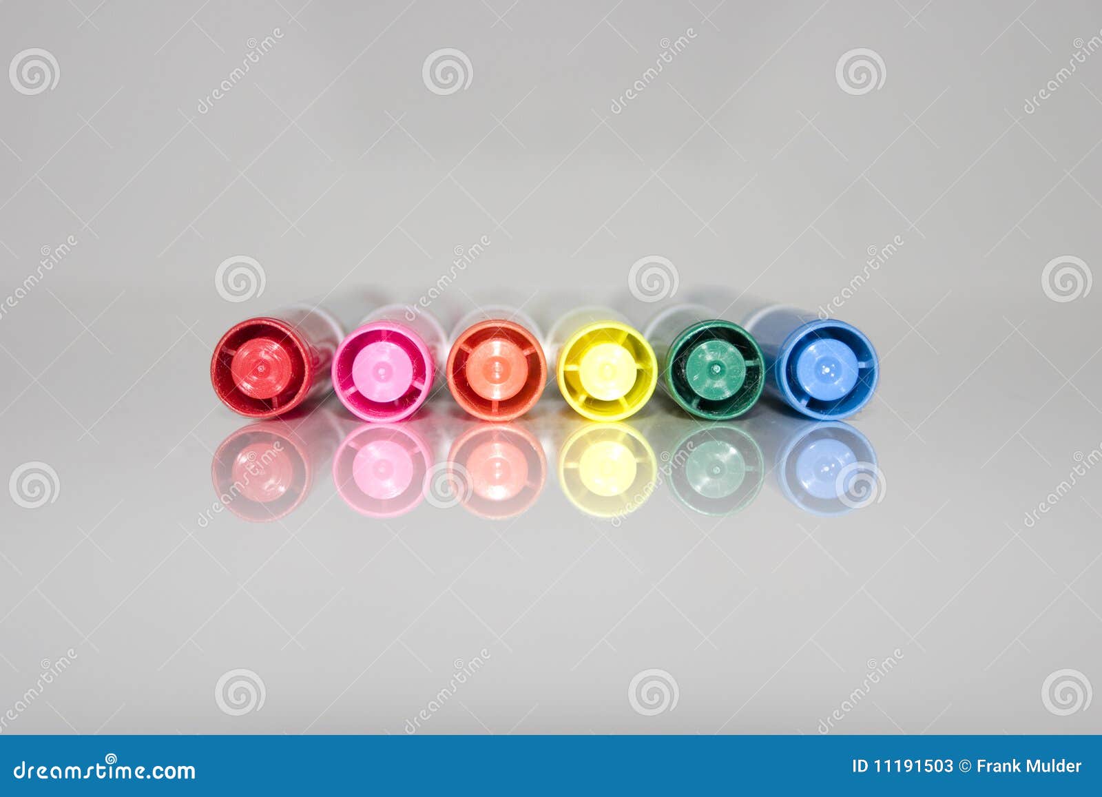 Coloured markers stock image. Image of green, yellow - 11191503