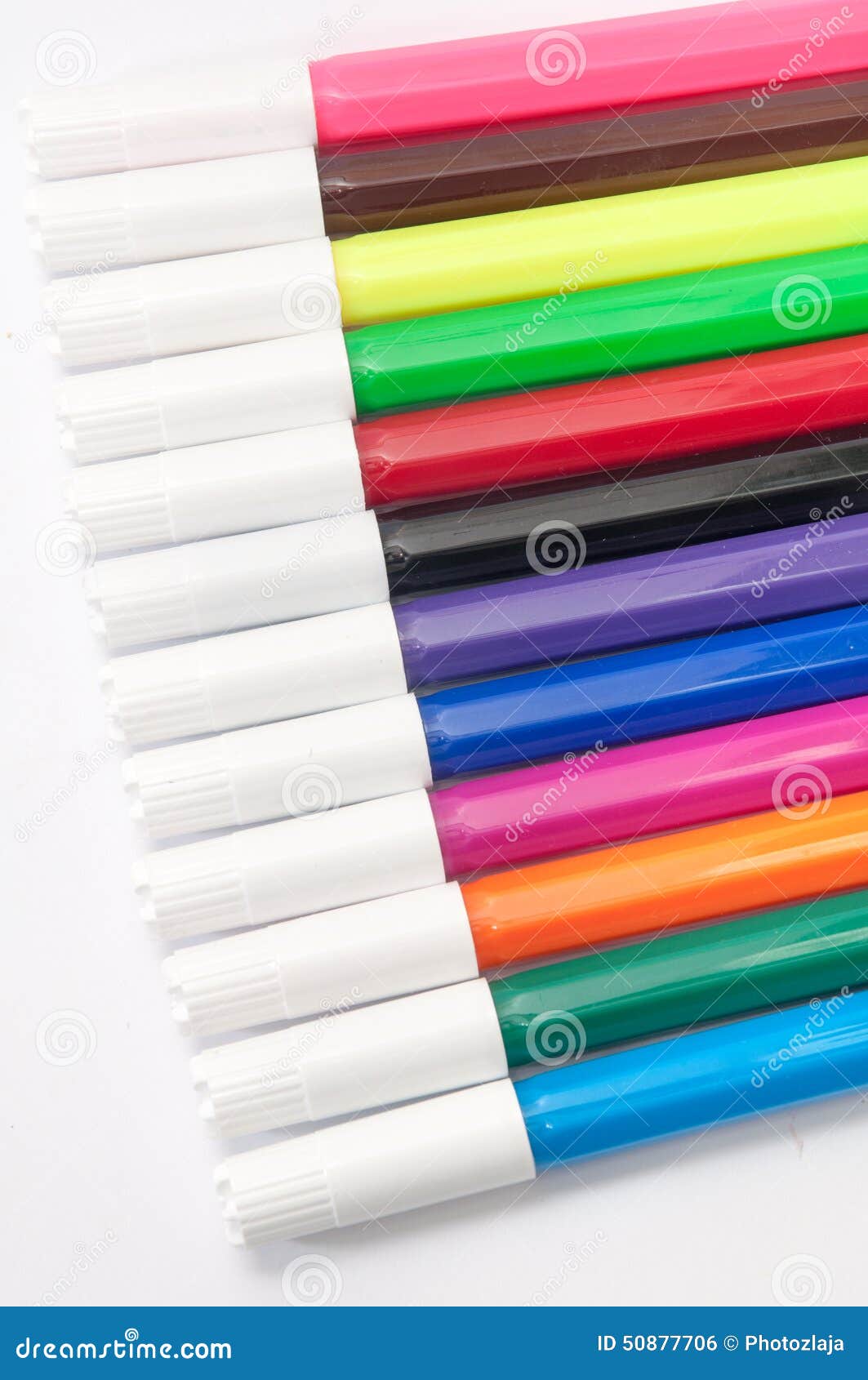 Coloured Markers Royalty-Free Stock Photo | CartoonDealer.com #11191503