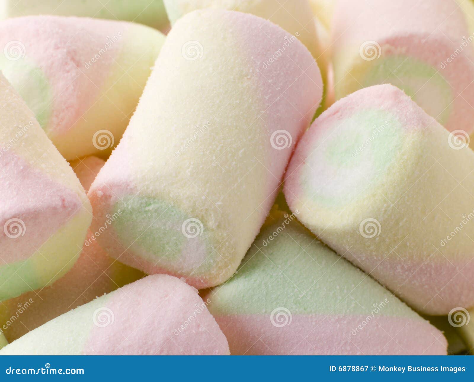 Coloured Marshmallows stock image. Image of colours, sugary - 6878867