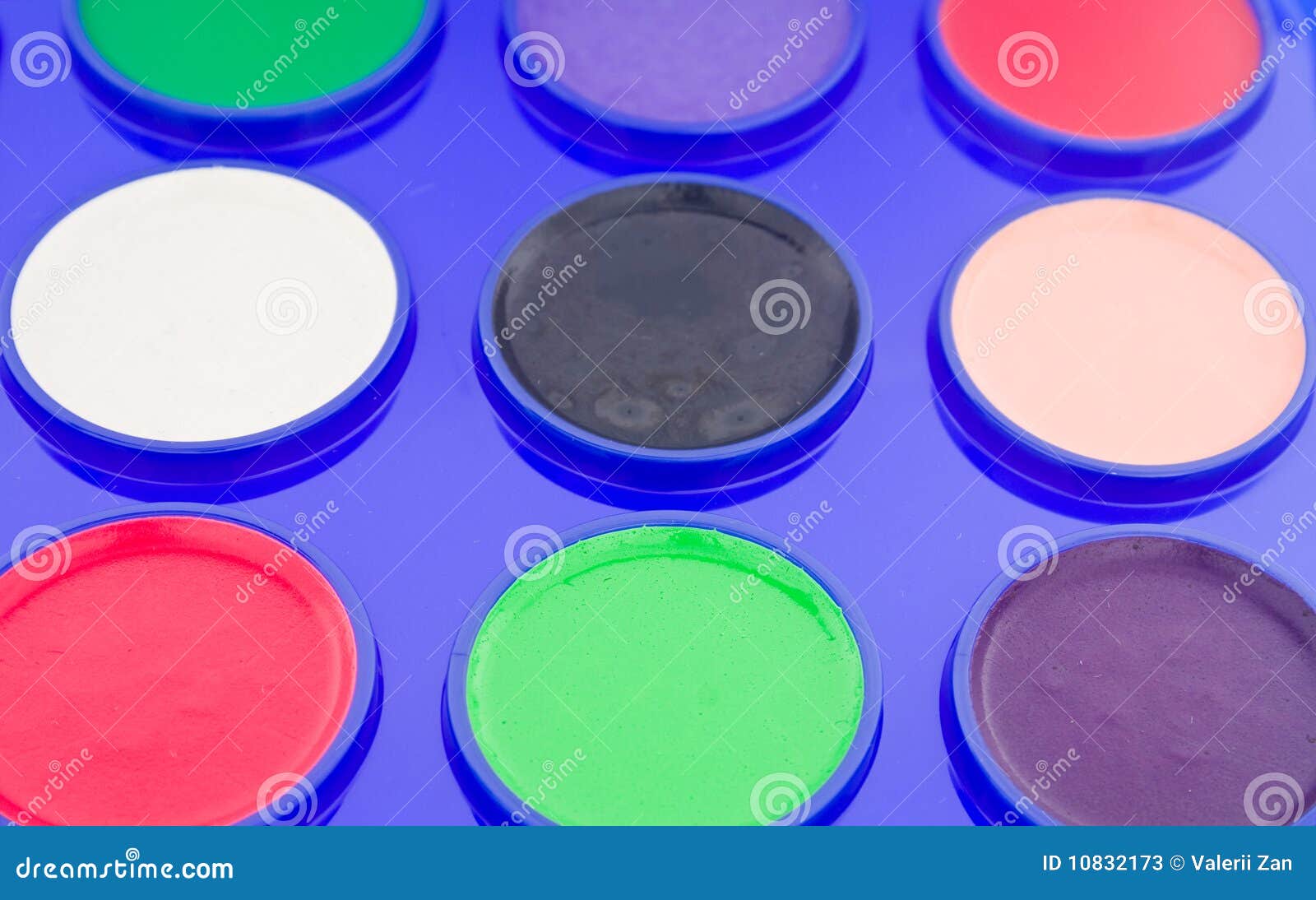 Coloured moist colours stock image. Image of moist, canvas - 10832173