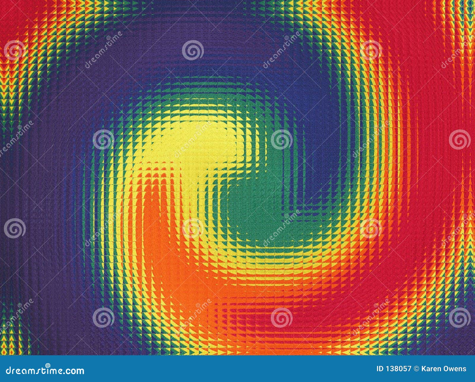 Coloured Mosaic Spiral stock illustration. Illustration of curl - 138057