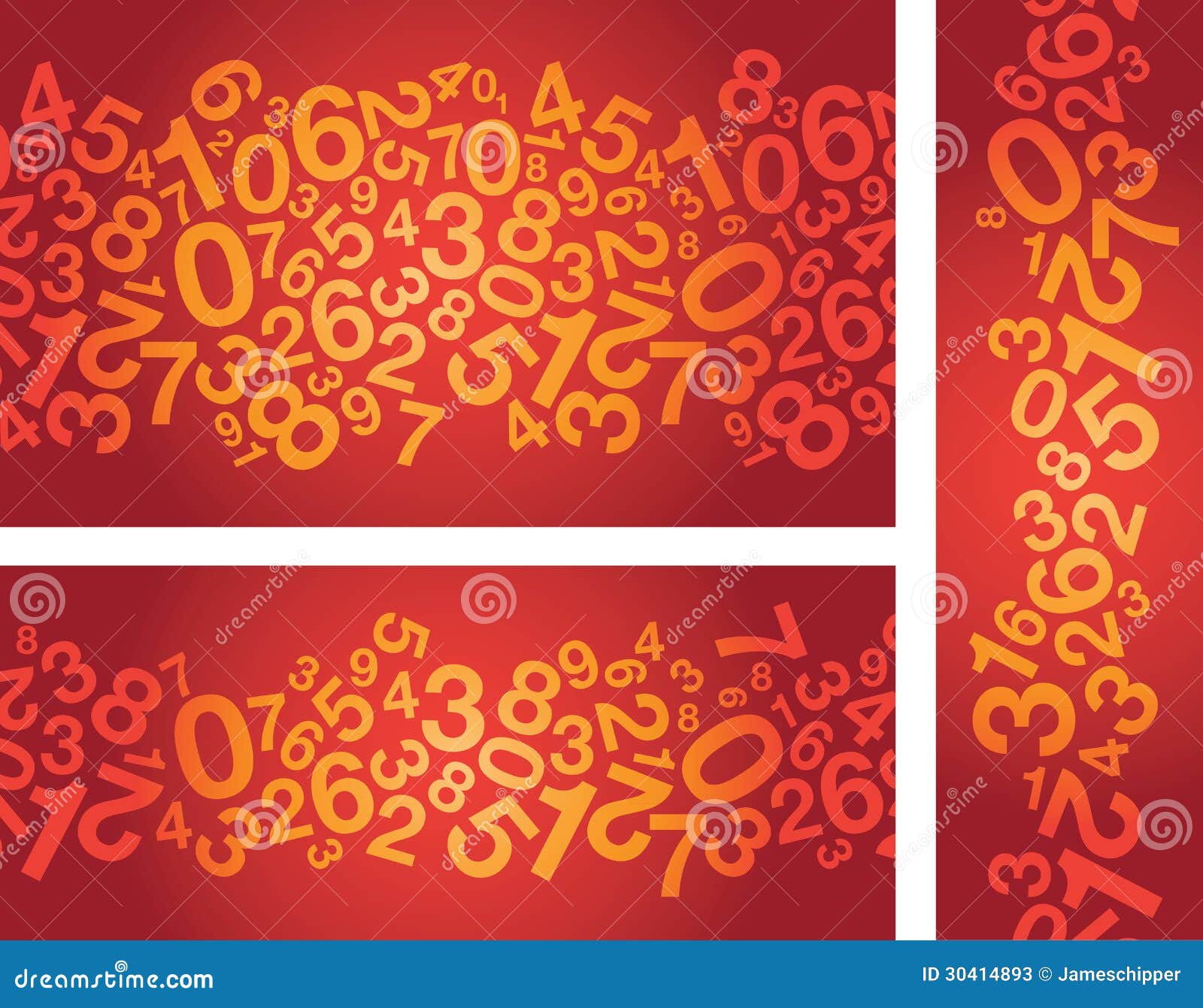 Coloured number background stock vector. Illustration of paper - 30414893