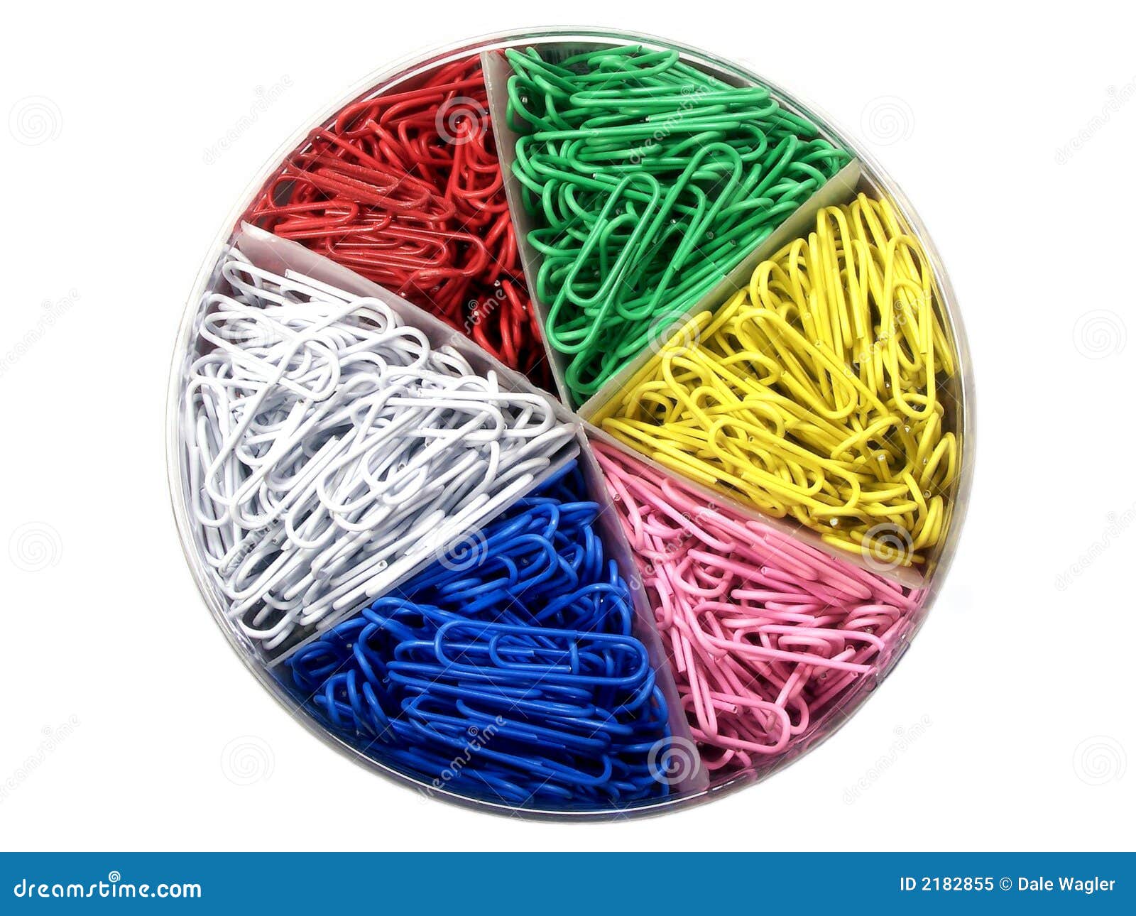 Coloured Paper clips stock image. Image of colour, desk - 2182855